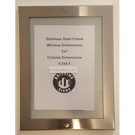 Amazon.com - Elevator Permit frame 4x6 stainless Stell( Heavy Duty ...