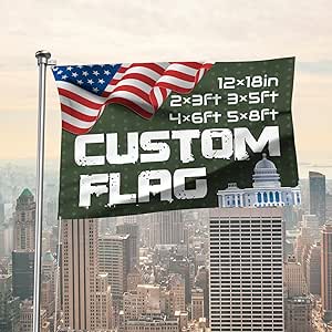 Amazon.com : Custom Flag 3X5 Ft Personalized Flags Design Your Image Funny Customized Flag ...
