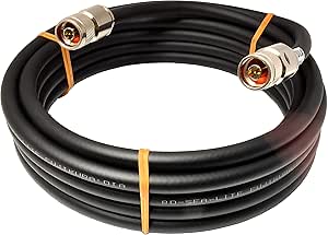 Amazon | RADILA 8DSFA (5m) 両端 N コネクタ (クランプタイプ)｜フジクラ採用｜低損失 8D-SFA｜N型 NP-NP｜アマチュア無線｜同軸ケーブルセット｜機器間 ...