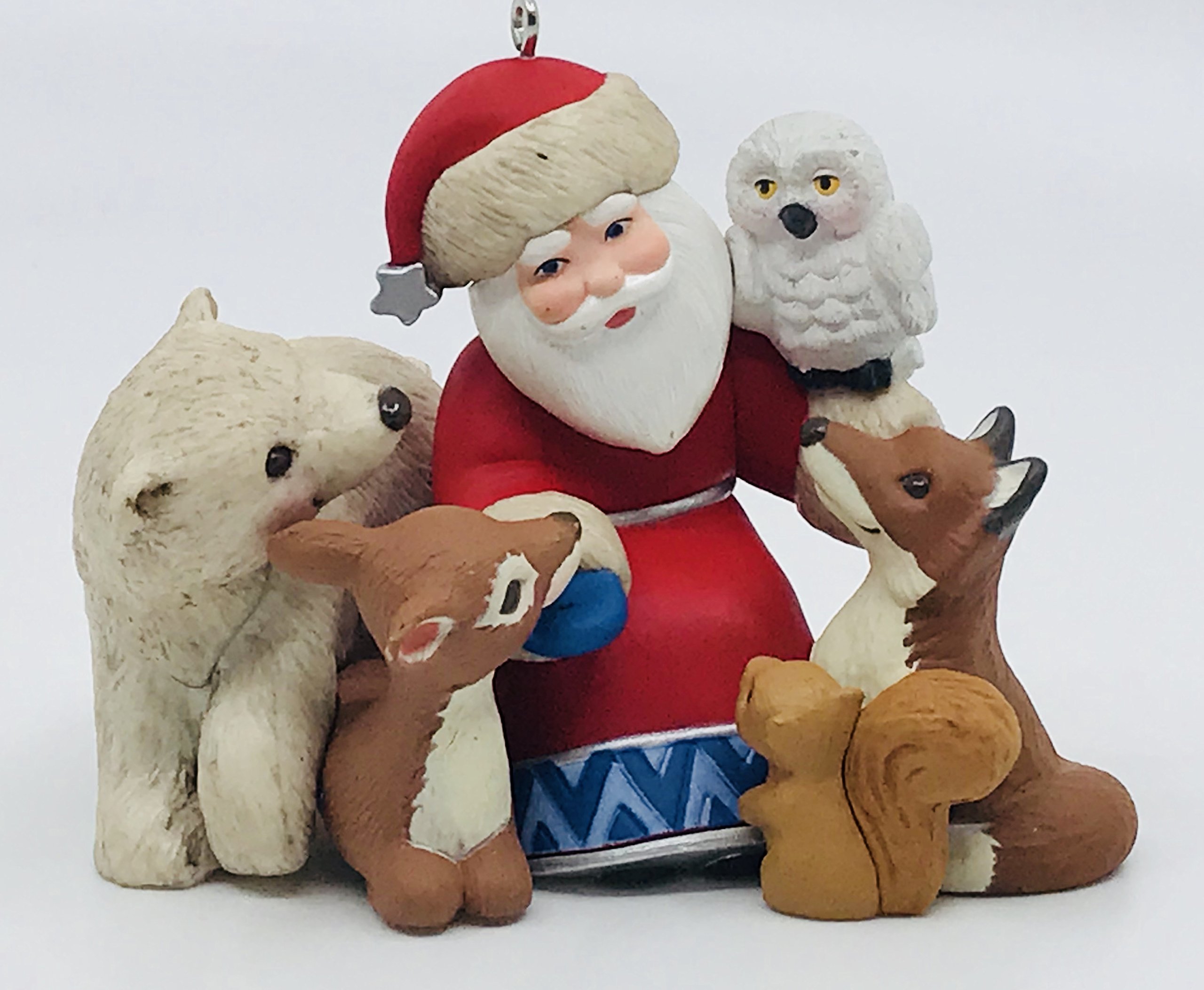 Amazon.com: A Visit From Santa 5th Anniversary 2013 Hallmark Ornament ...