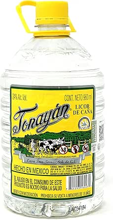 Licor De Caña Tonayan Bco Pet 960 ml : Amazon.com.mx: Alimentos y Bebidas
