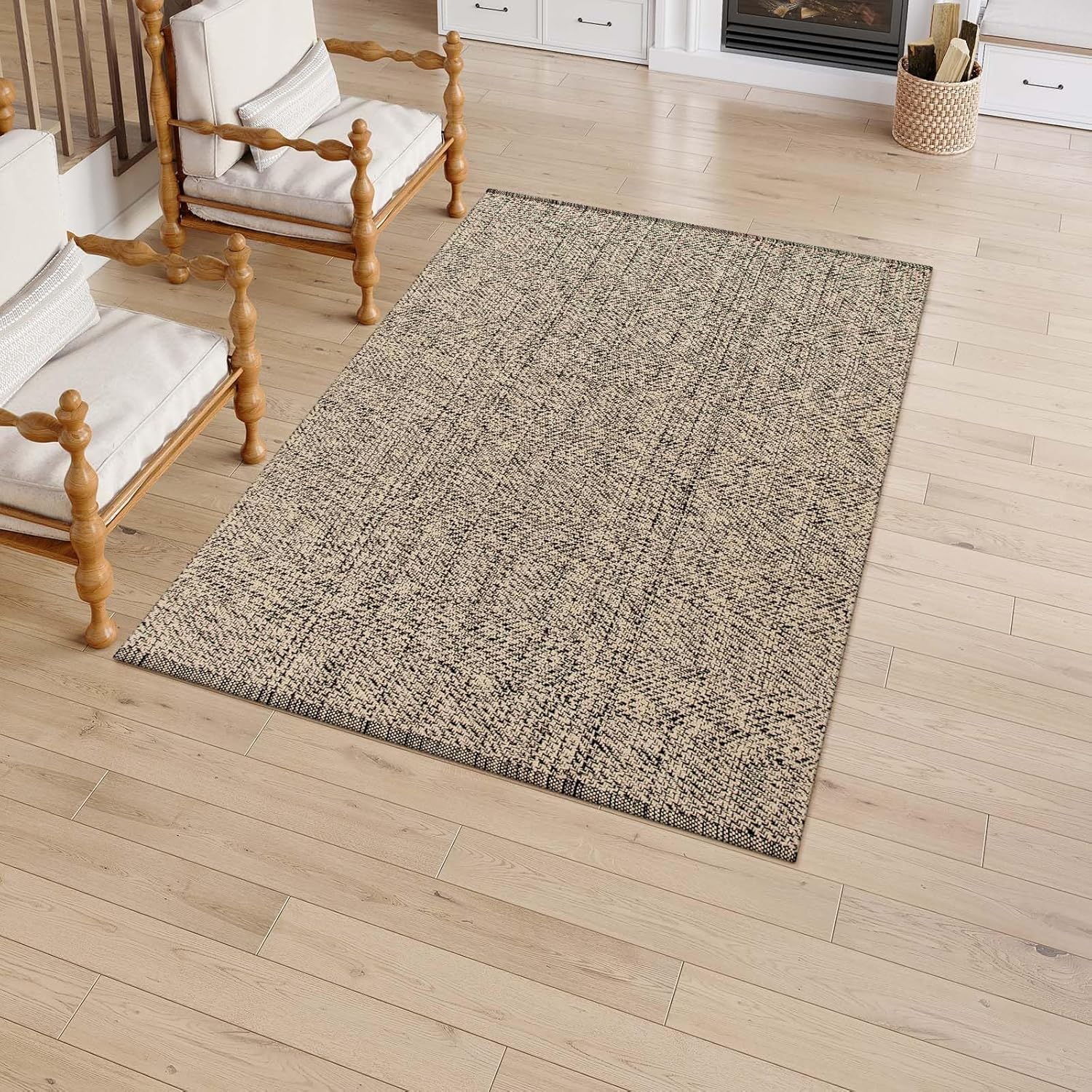 Amazon.com: LEEVAN Washable Kitchen Rugs 3x5, Natural Bedroom Rug ...
