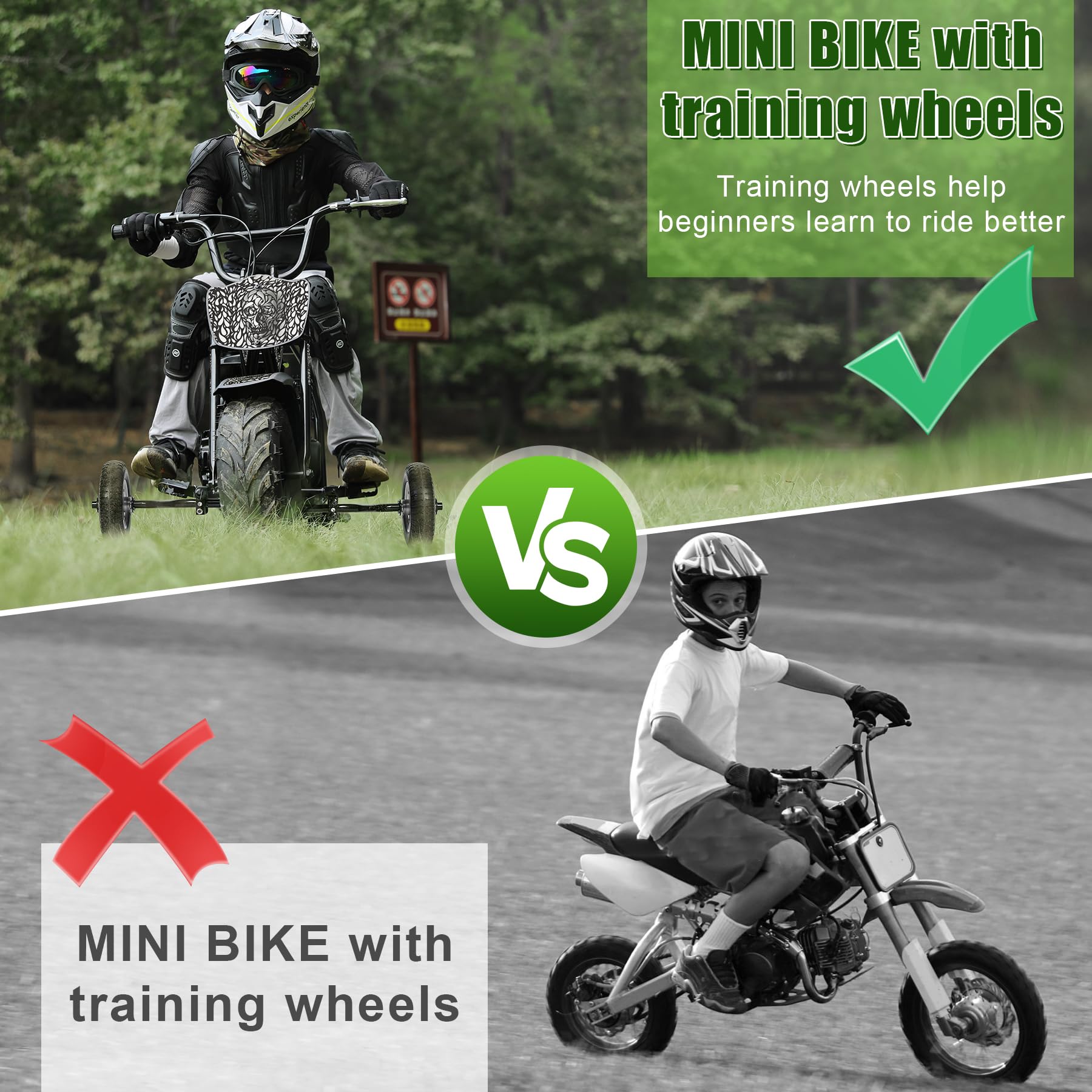 Kids Dirt Bike Oryxearth 105CC - 4-Stroke Gas Mini Motorcycle For Off-Road & Trail Riding, EPA ...