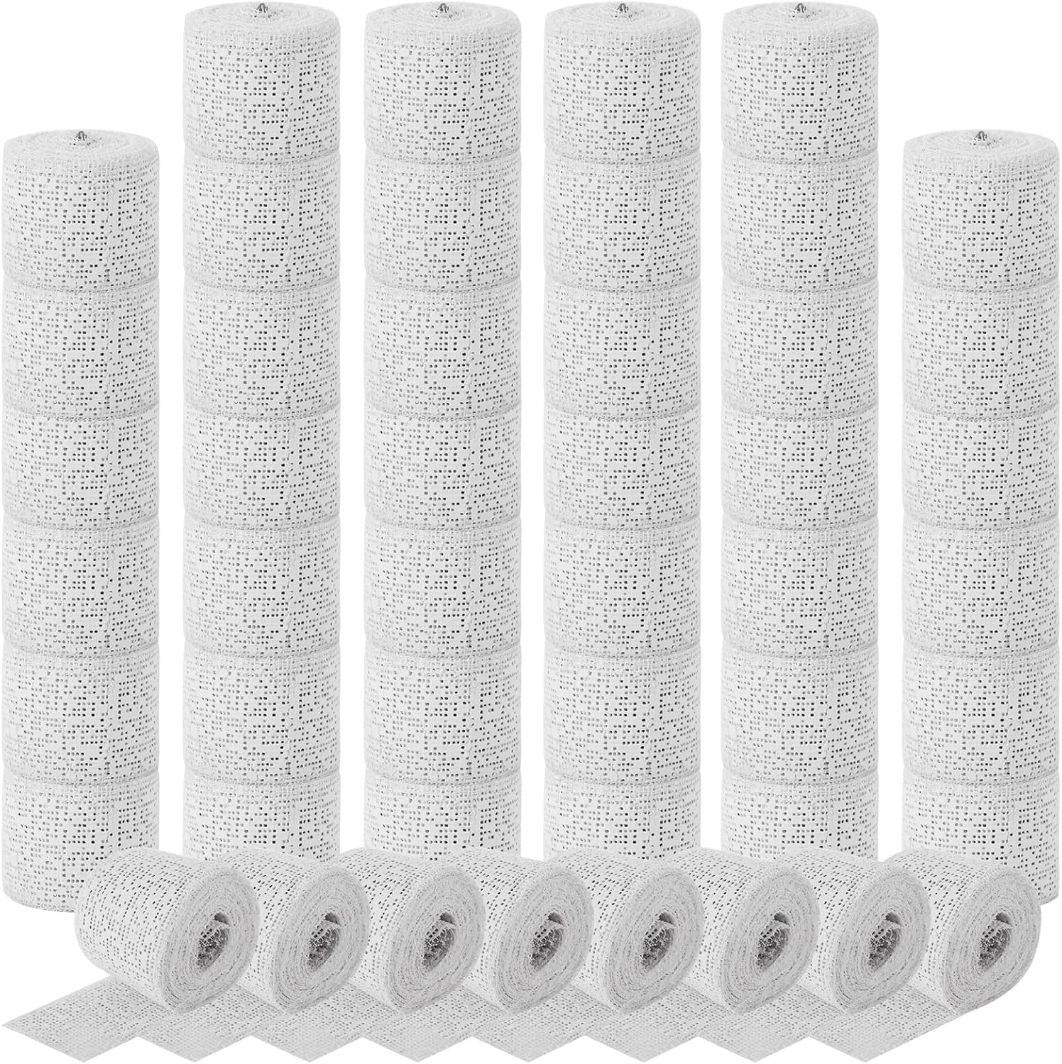 Amazon.com: ZUQIAN 48 Pack Plaster Cloth Rolls Bulk, Each Roll 2”x 108 ...