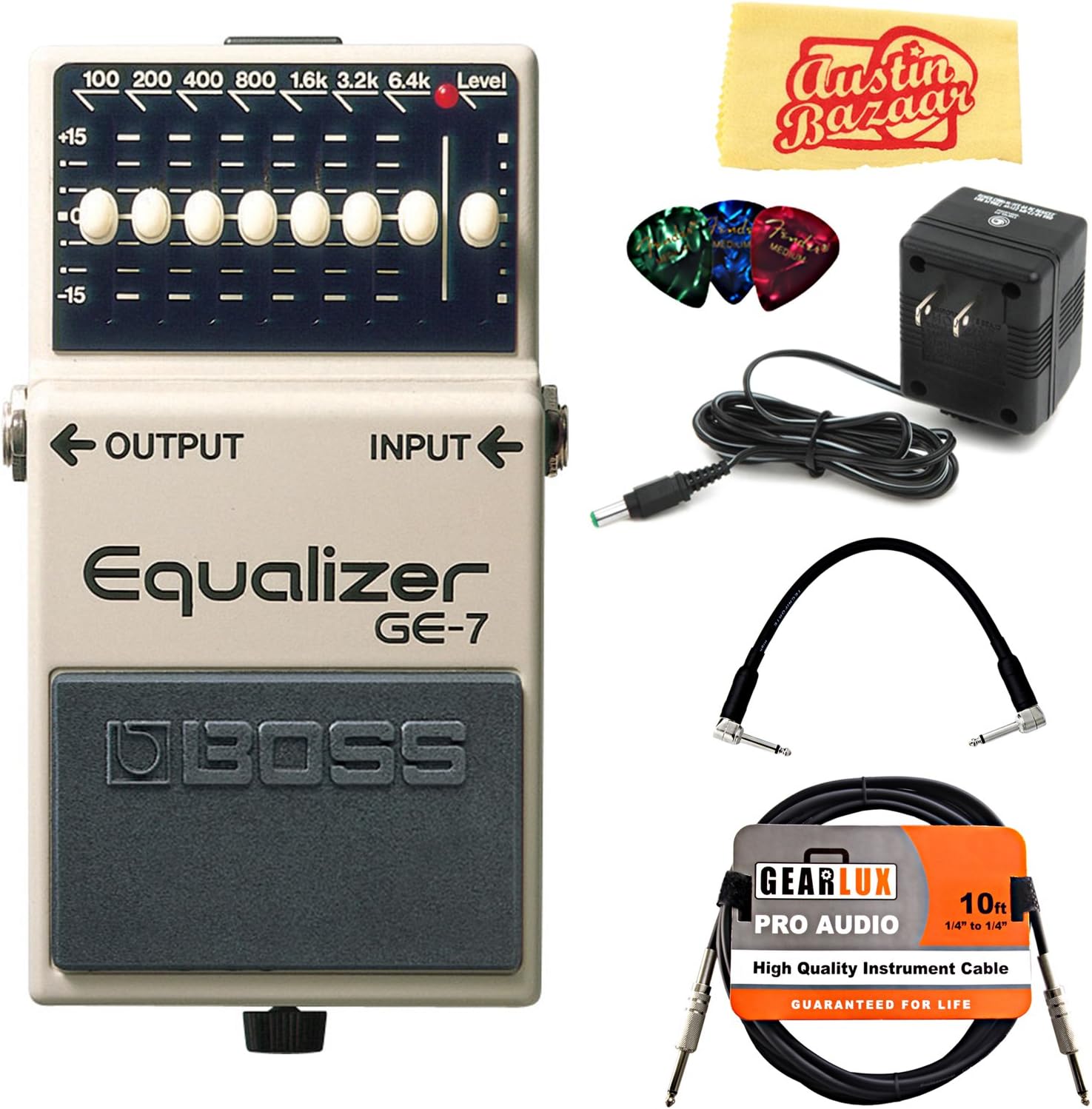 Boss GE-7 Graphic Equalizer Pedal DLX Bundle : Amazon.ca: Musical ...