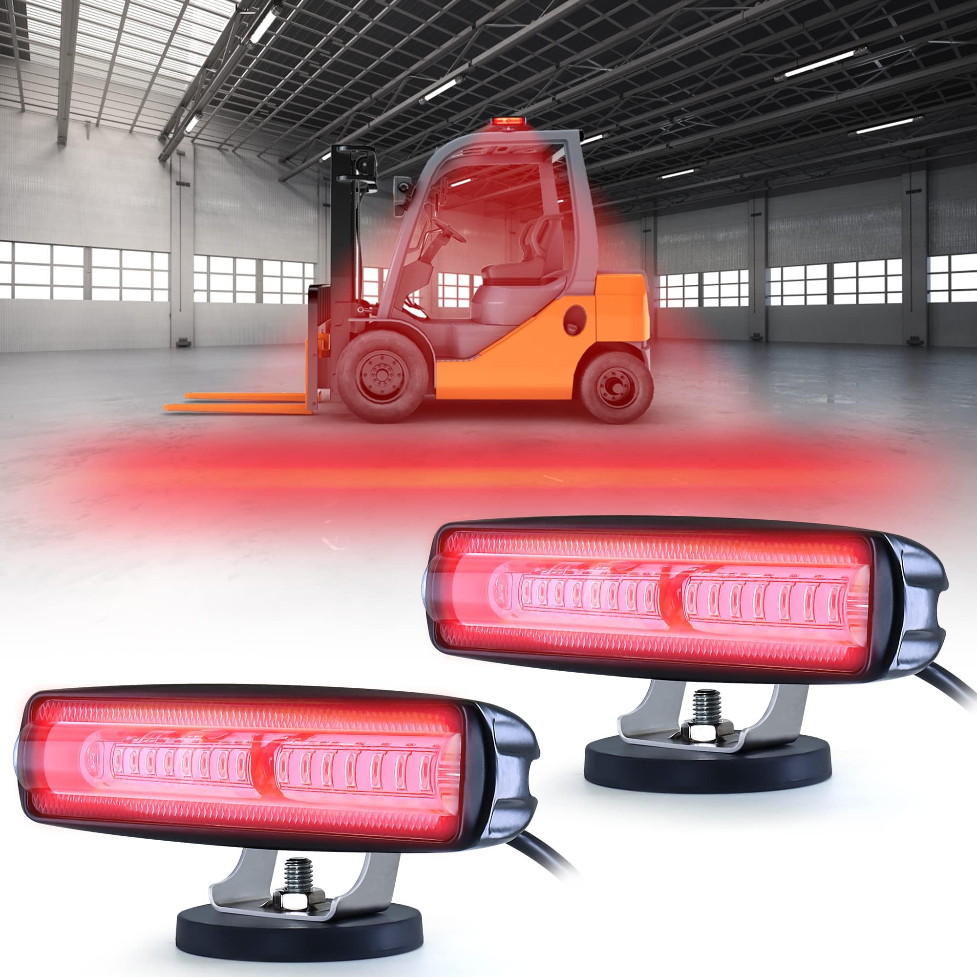 Amazon.com: eTzone New 15 LED Forklift Safety Lights Blue 30W DC 12-80V ...