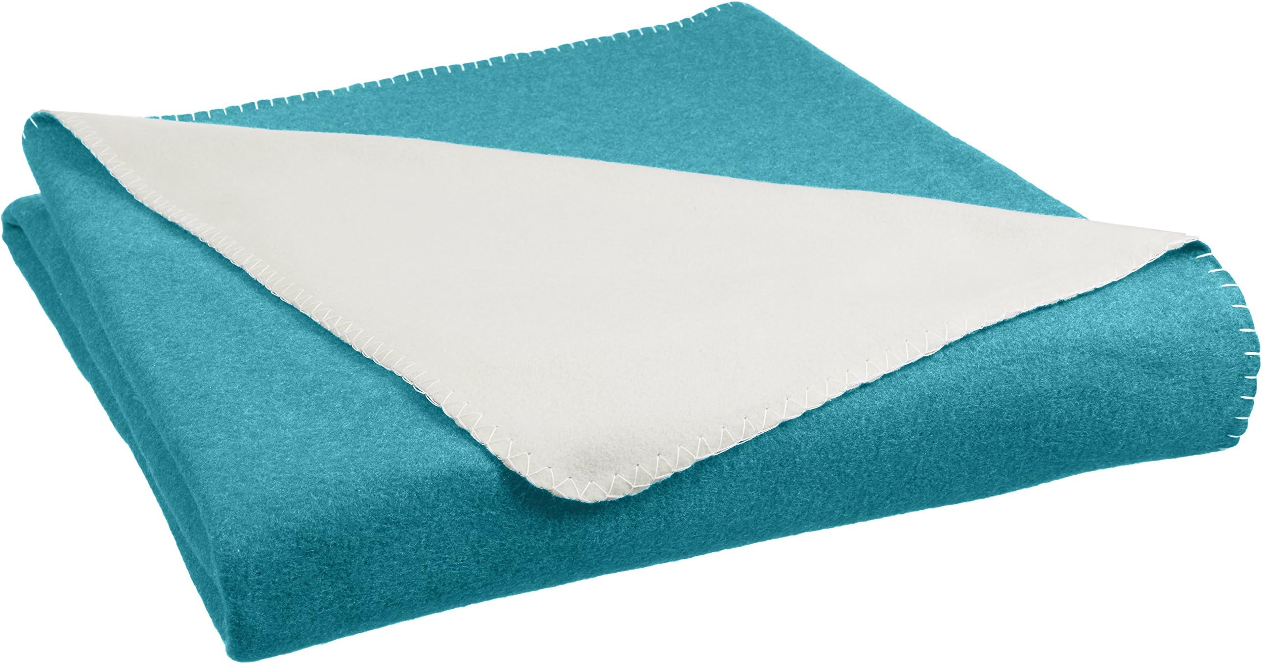 Amazon.com: Amazon Basics Reversible Fleece Throw Blanket - Twin/Twin ...
