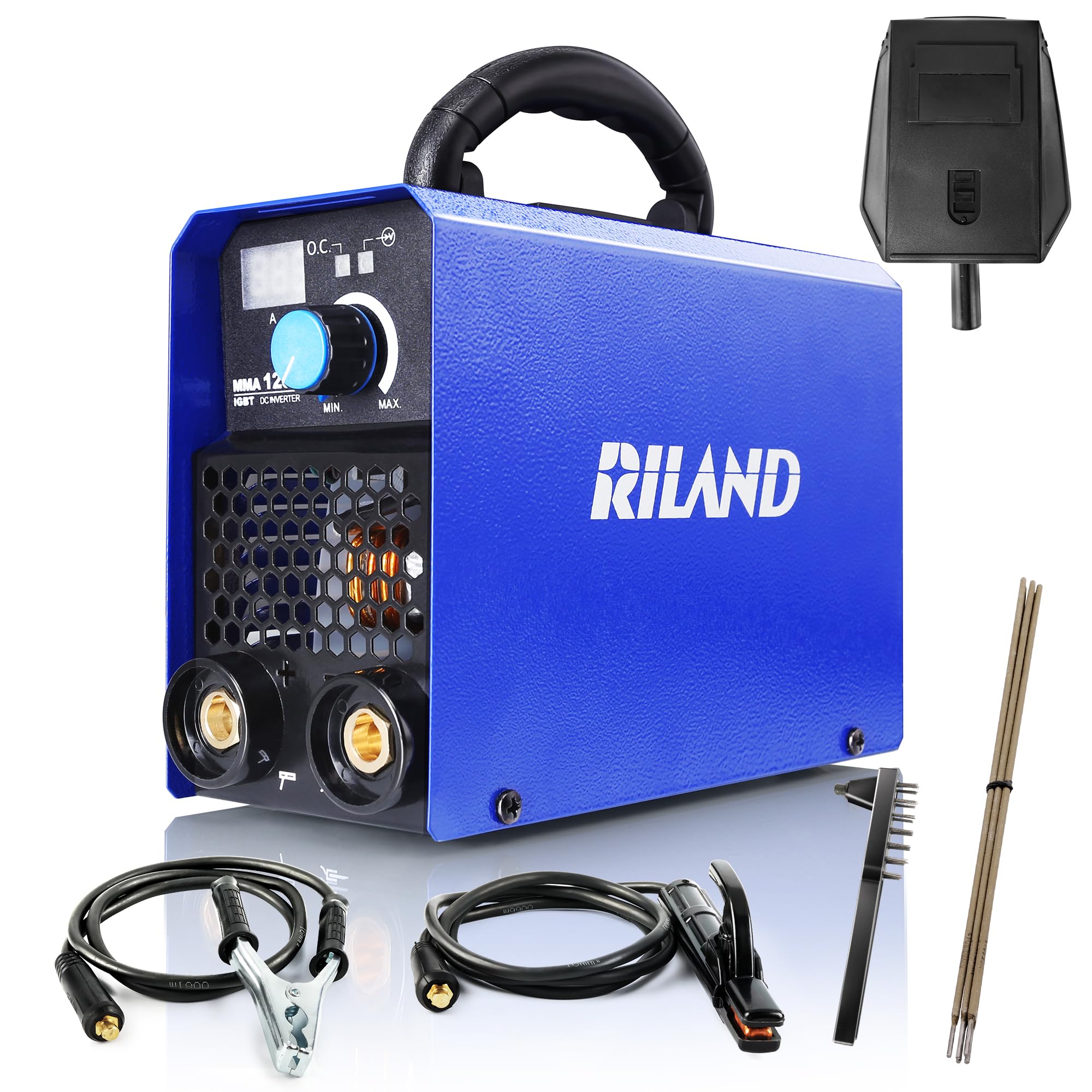 RILAND Stick Welder, Small Mini Portable 120A 110V MMA ARC Welding ...