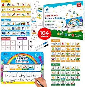 Amazon.com: 104 PCS Sentence Building for Kids, Sentence Building ...