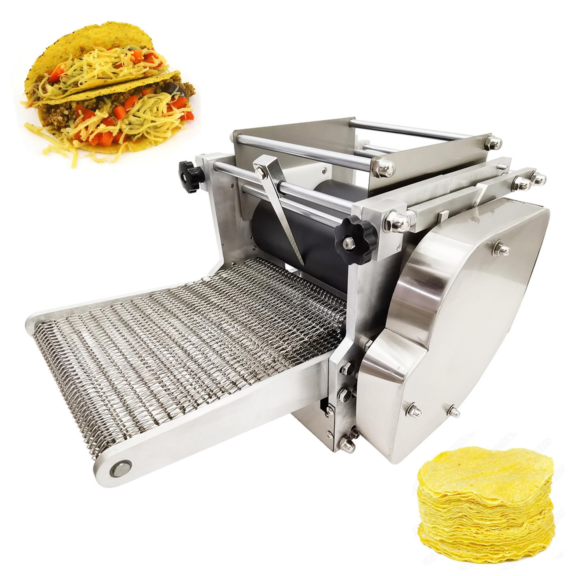 Amazon.com: Yokoma Commercial Tortilla Machine Corn Tortilla Making ...