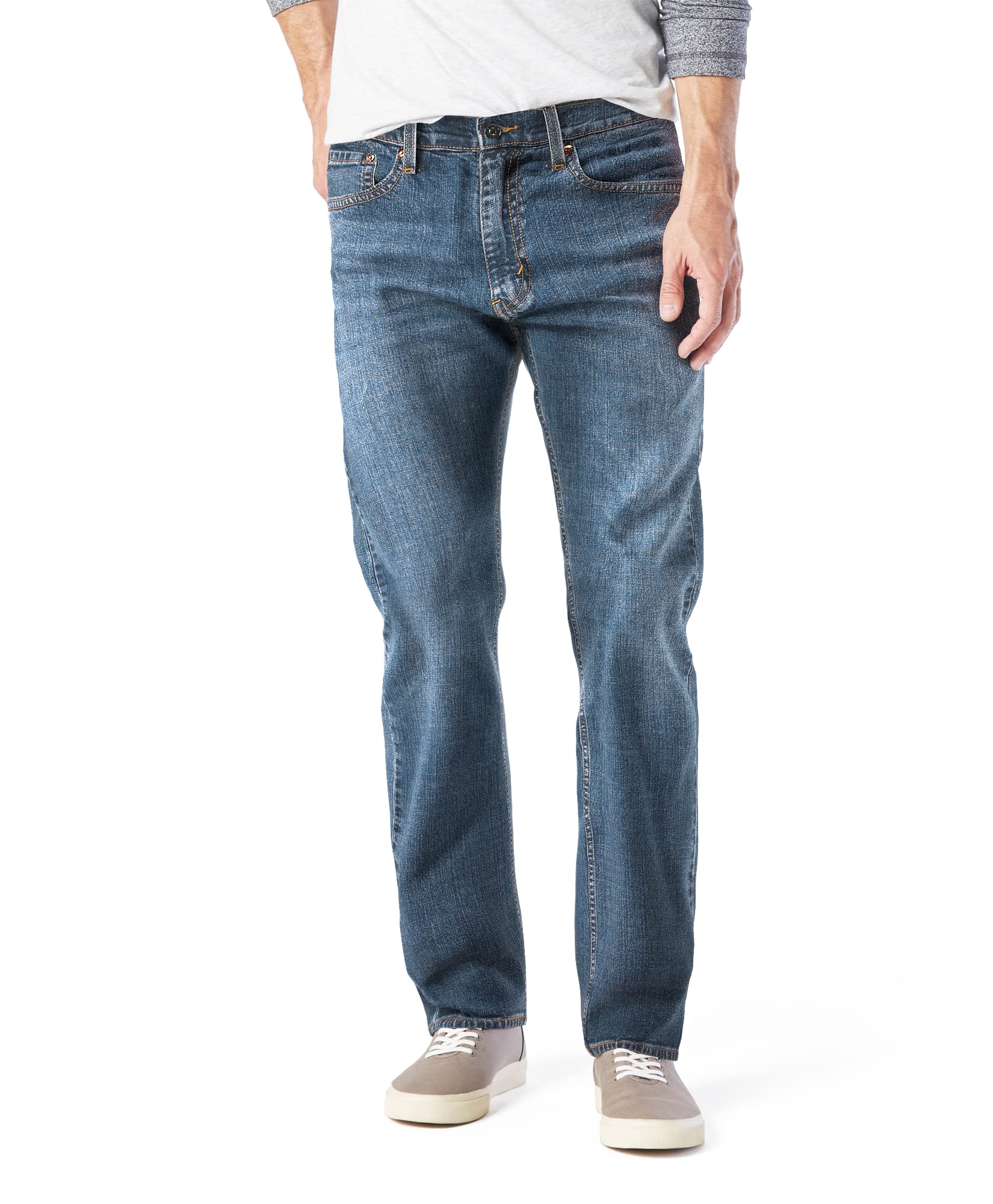 Levi Strauss Signature Gold Mens Regular Fit Flex Jeans Available ...