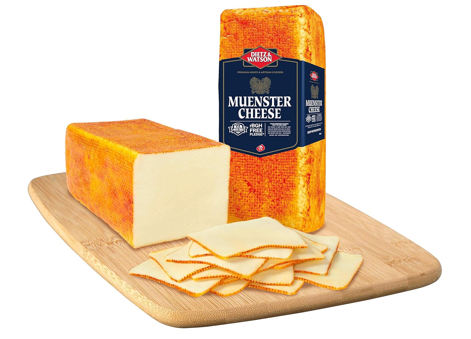 Amazon.com: Dietz & Watson Sliced Muenster Cheese, 0.5 lbs : Grocery ...