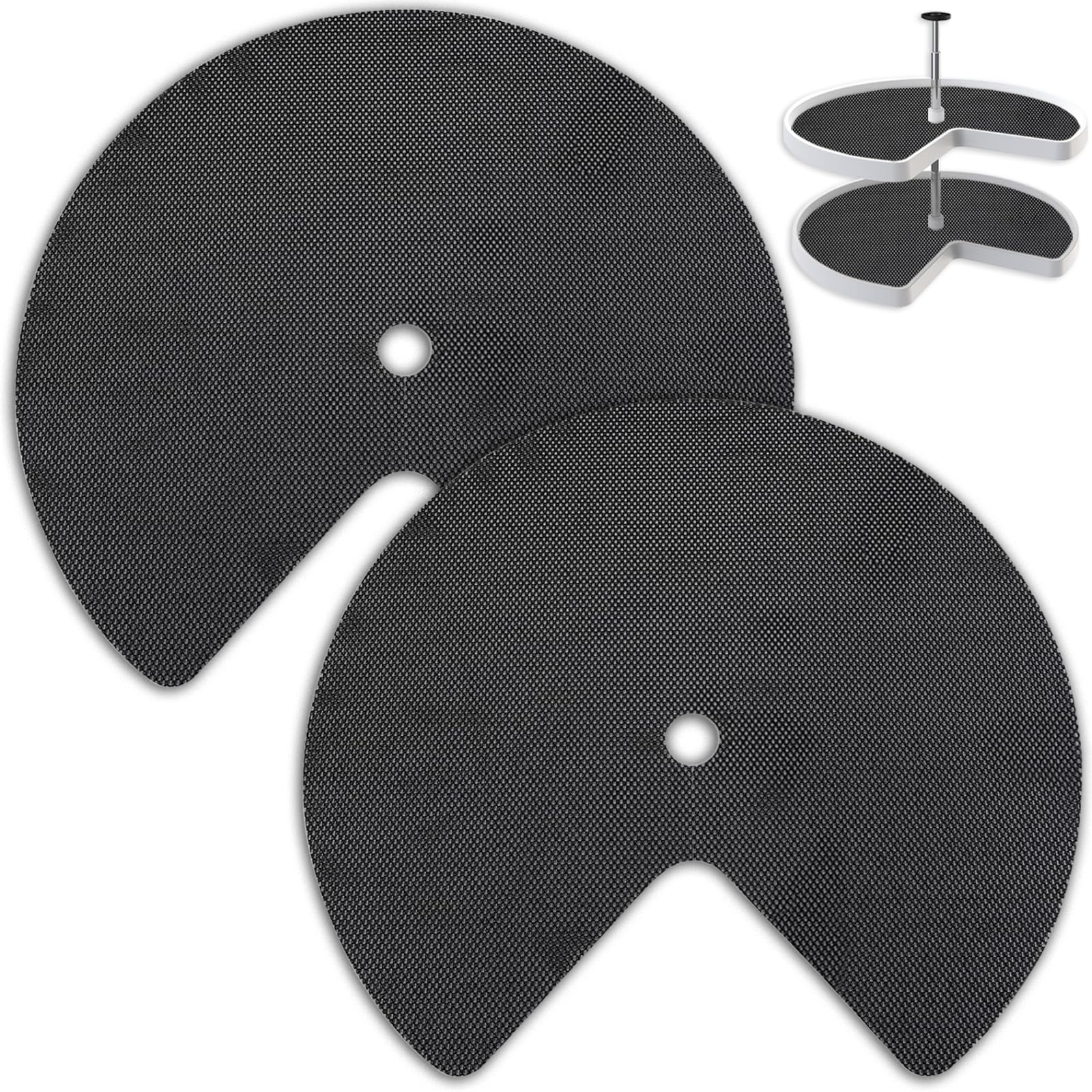 Amazon.com - Lazy Susan Shelf Liner Circle Kitchen Shelf Liner for Lazy ...