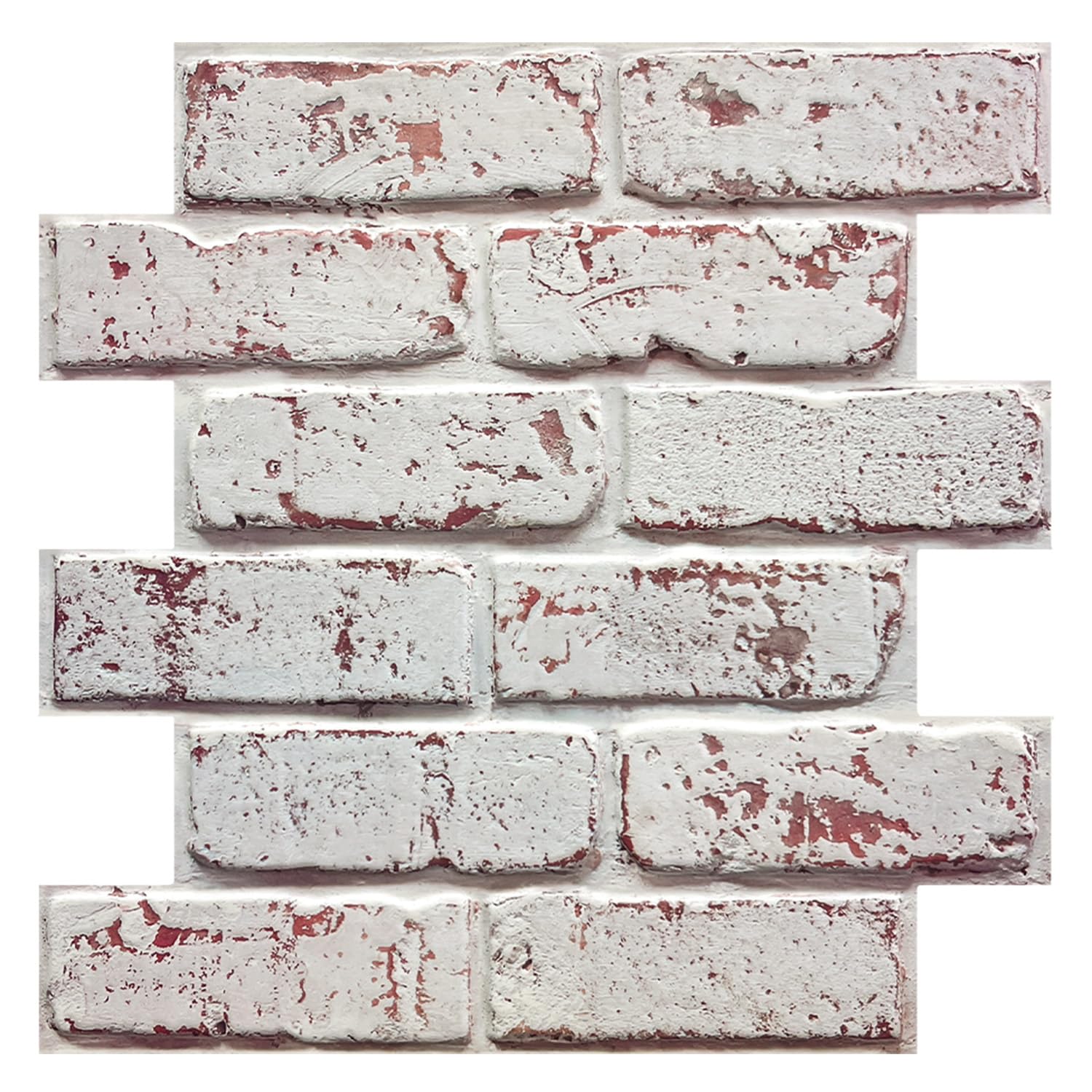 Amazon.com: COMSTICKC 3D Faux Brick Wall Panel, Peel and Stick Brick ...