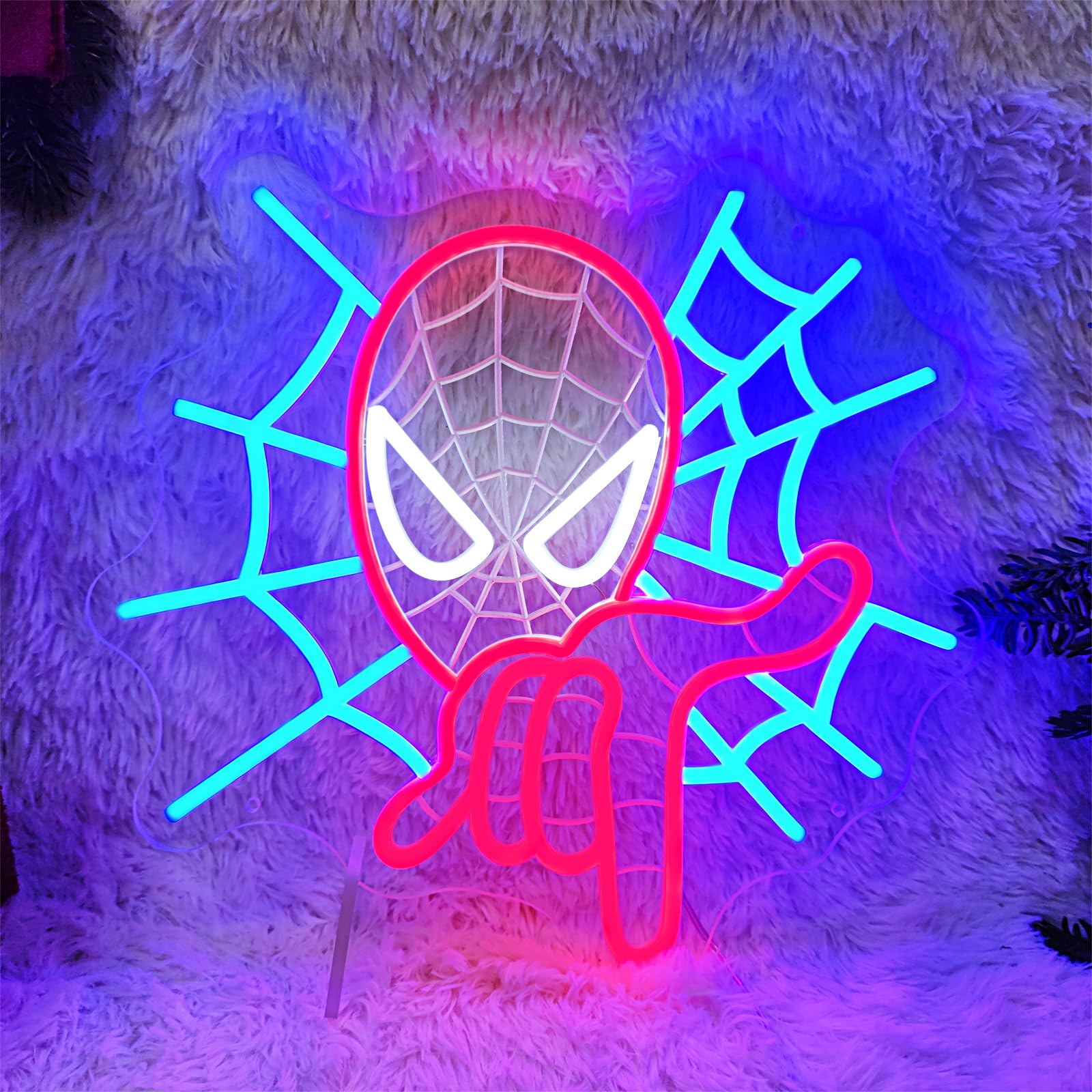 Spider Man Neon Sign Perfect For Bedroom,Home,Room Wall Decor,Spider ...