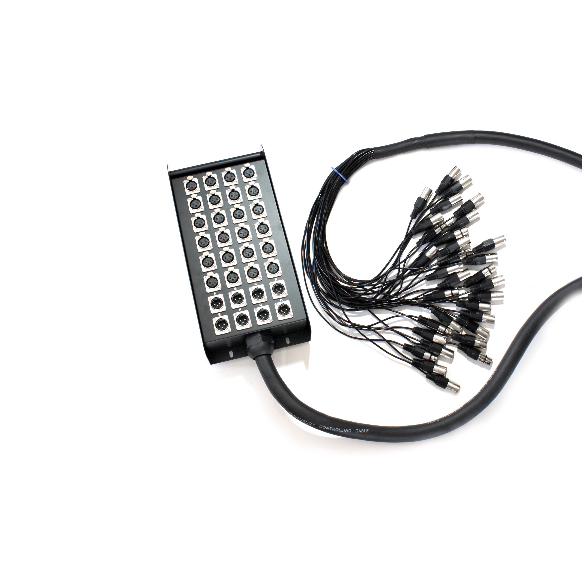 30m XLR Multicore Stage Box Loom Snake Cable - 32 Way - 24/8: Amazon.co ...