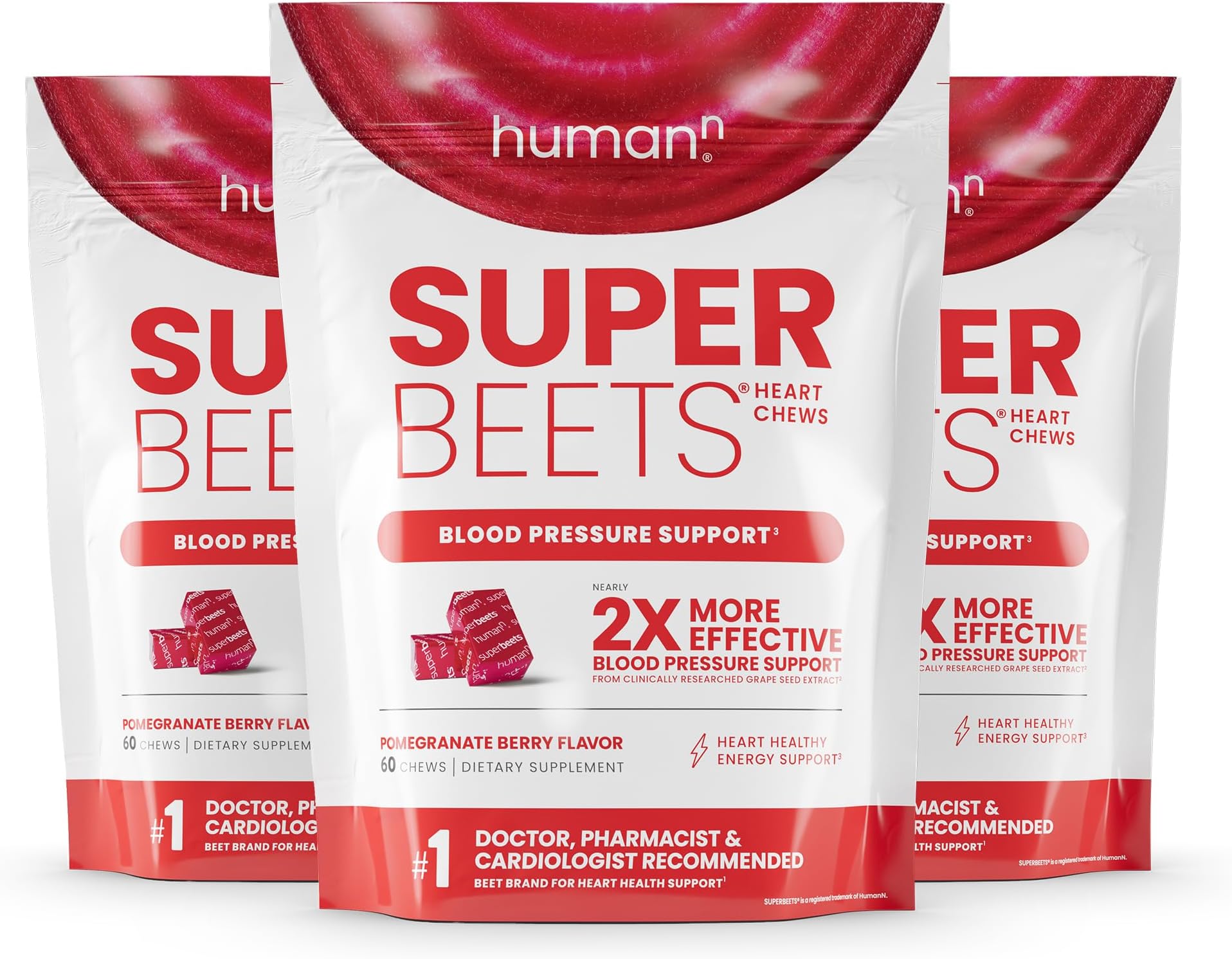 Amazon.com: humanN SuperBeets Beet Root Capsules and Turmeric Chews ...