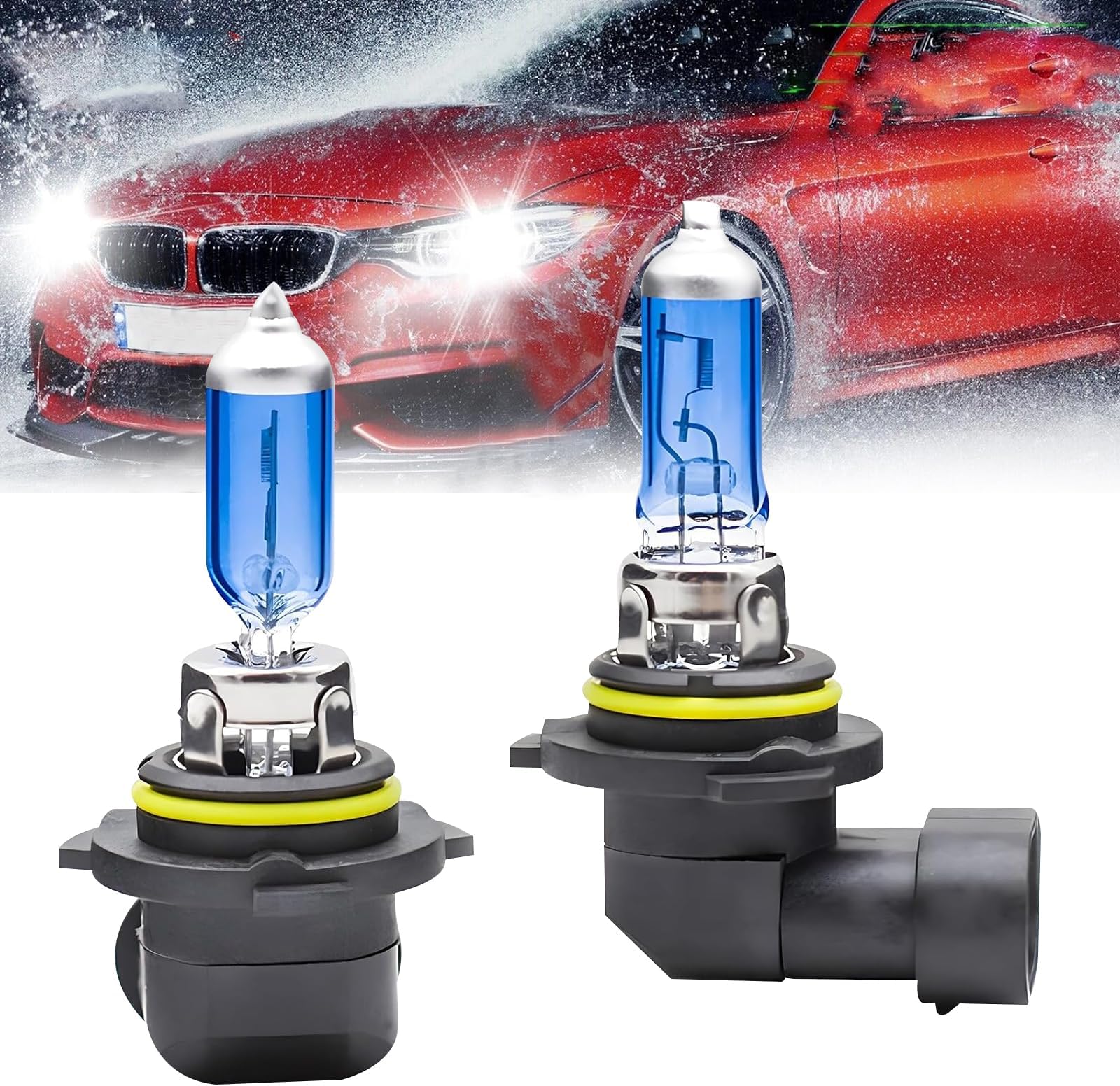 Amazon.com: Crynod Pack-2 Car Halogen Bulb, 12V 55W Super Bright ...