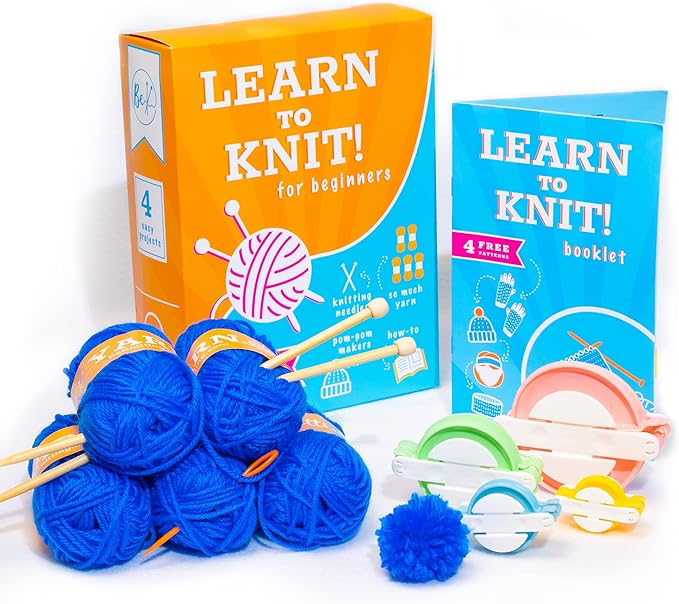 Amazon.com: BeKnitting Knitting Starter Kit for Beginners | Great Craft ...