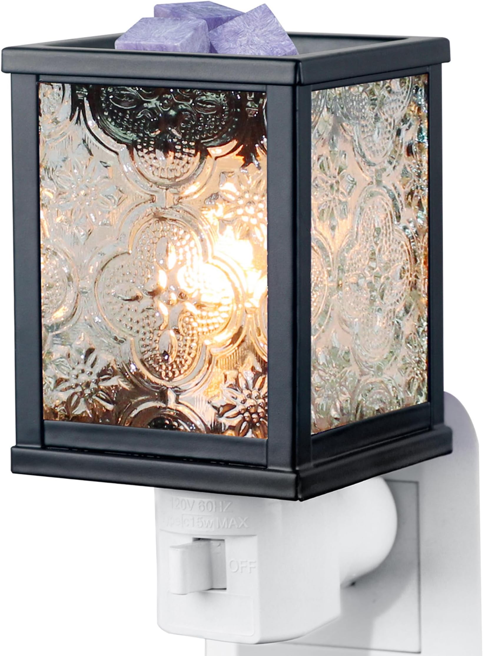 Amazon.com: CVHOMEDECO. Wall Plug-in Moroccan Electric Wax Melt Warmer ...