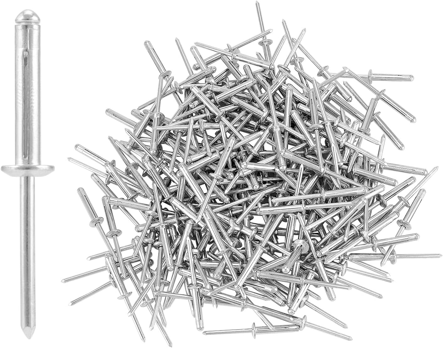 Amazon.com: QWORK Exploding Rivets, 200 Pcs 3/16" x 1" Large Head ...