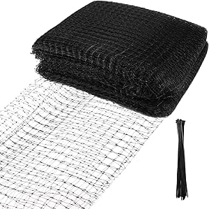 Garden Netting, 7 x 65 ft Bird Netting, Heavy Duty Garden Mesh Netting, Reusable Pond Netting ...