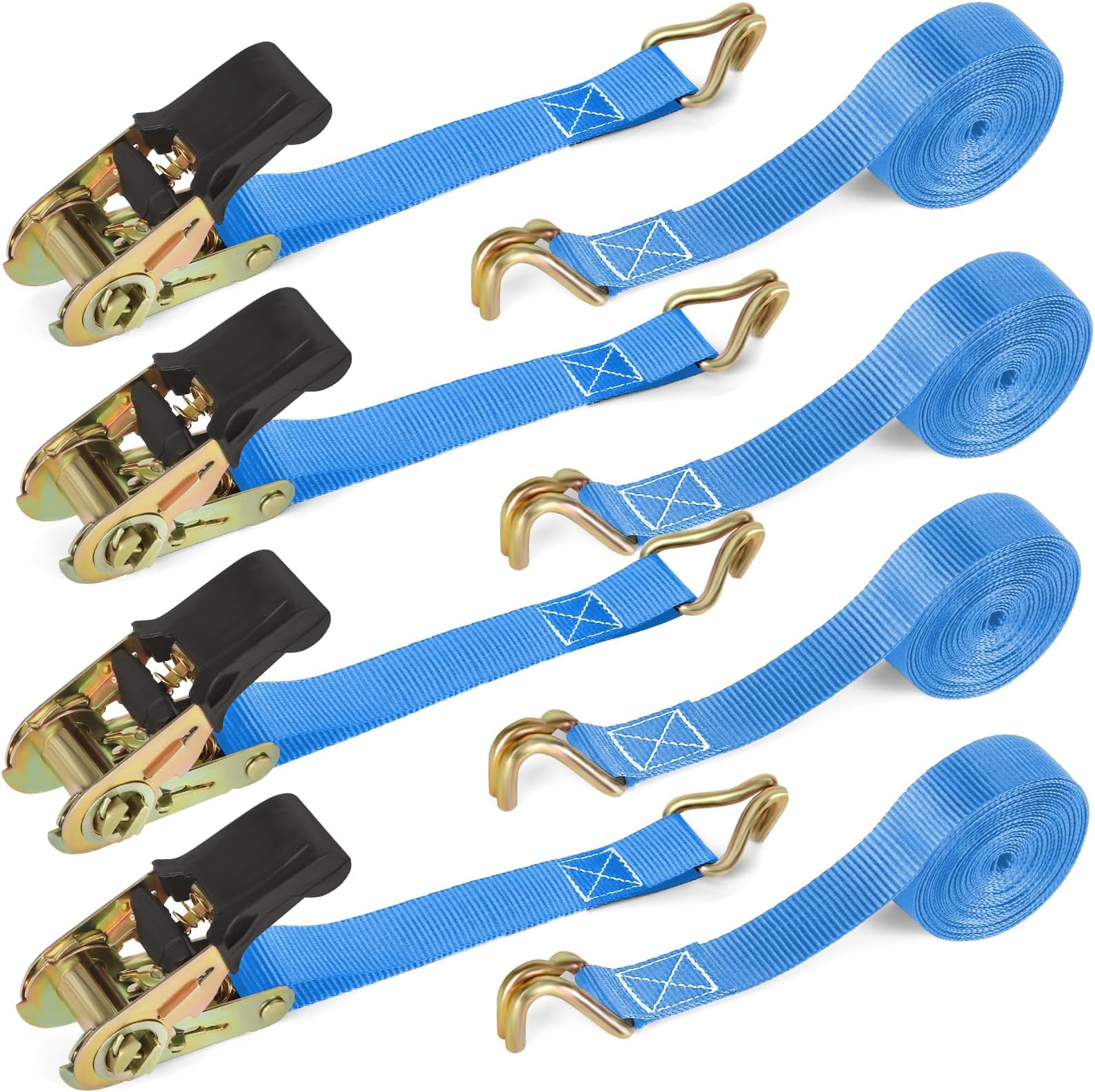 (PACK OF 4) Heavy Duty Ratchet Strap Wear Sleeve 340mm - Truck HGV ...