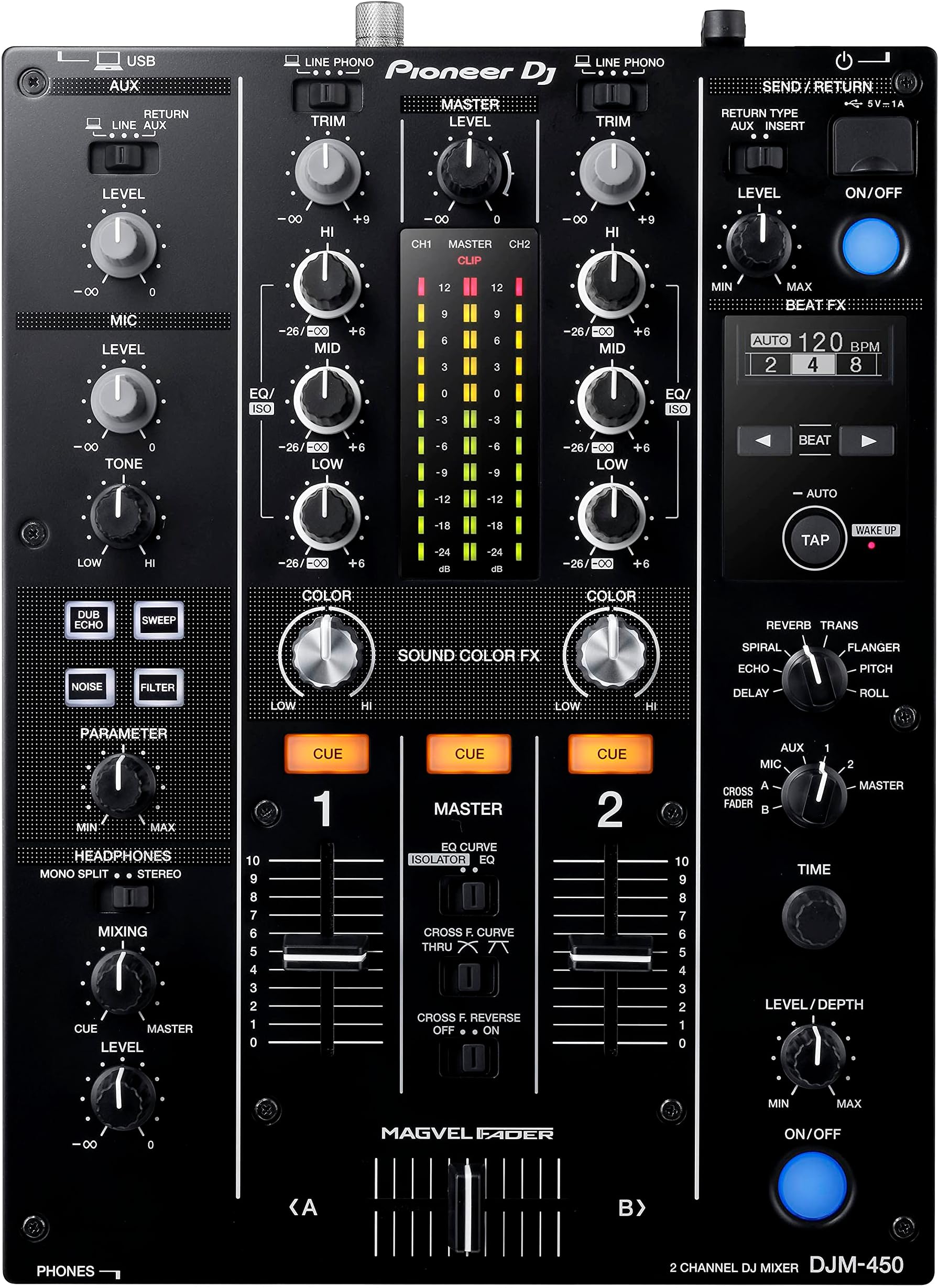 Amazon.com: Pioneer DJ DJM-V10 6-channel DJ Mixer : Musical Instruments