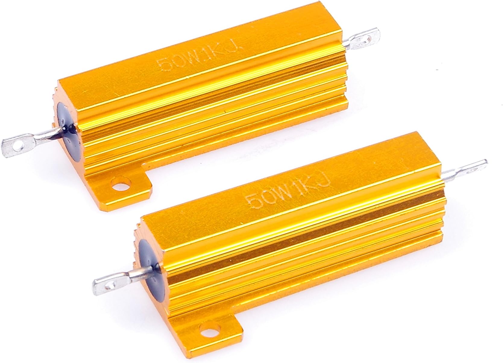 Amazon.com: LM YN 50 Watt 1K Ohm 1000 Ohm 5% Wirewound Resistor ...