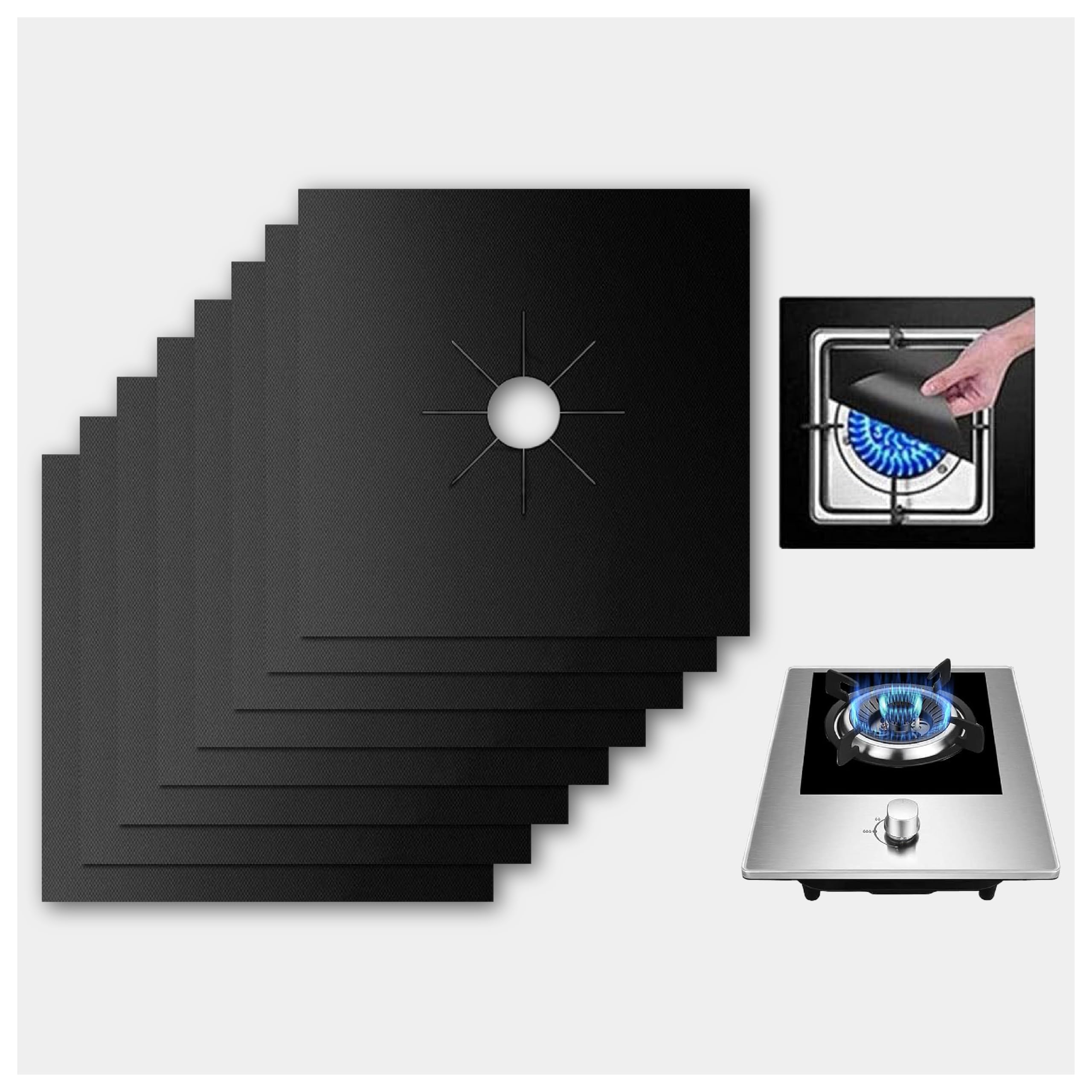 Amazon.com: Stove Top Covers for Gas Burners,Reusable Stove Burner ...