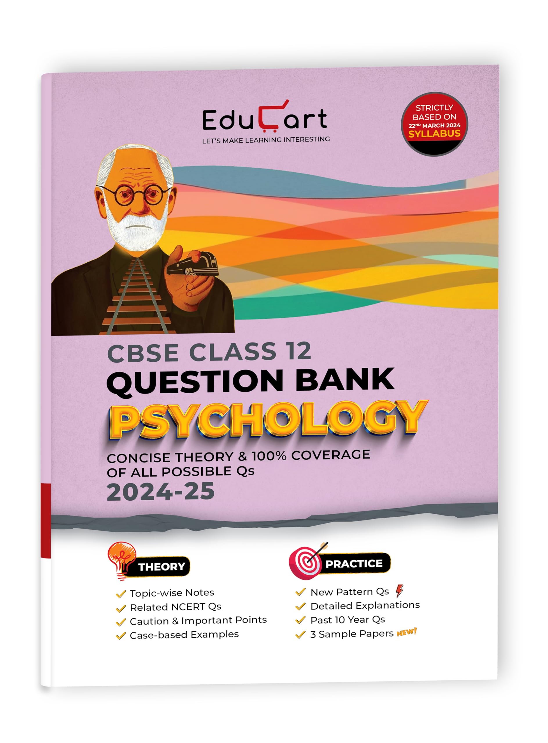 Educart CBSE Question Bank Class 12 Psychology 2024-25 (As per latest ...