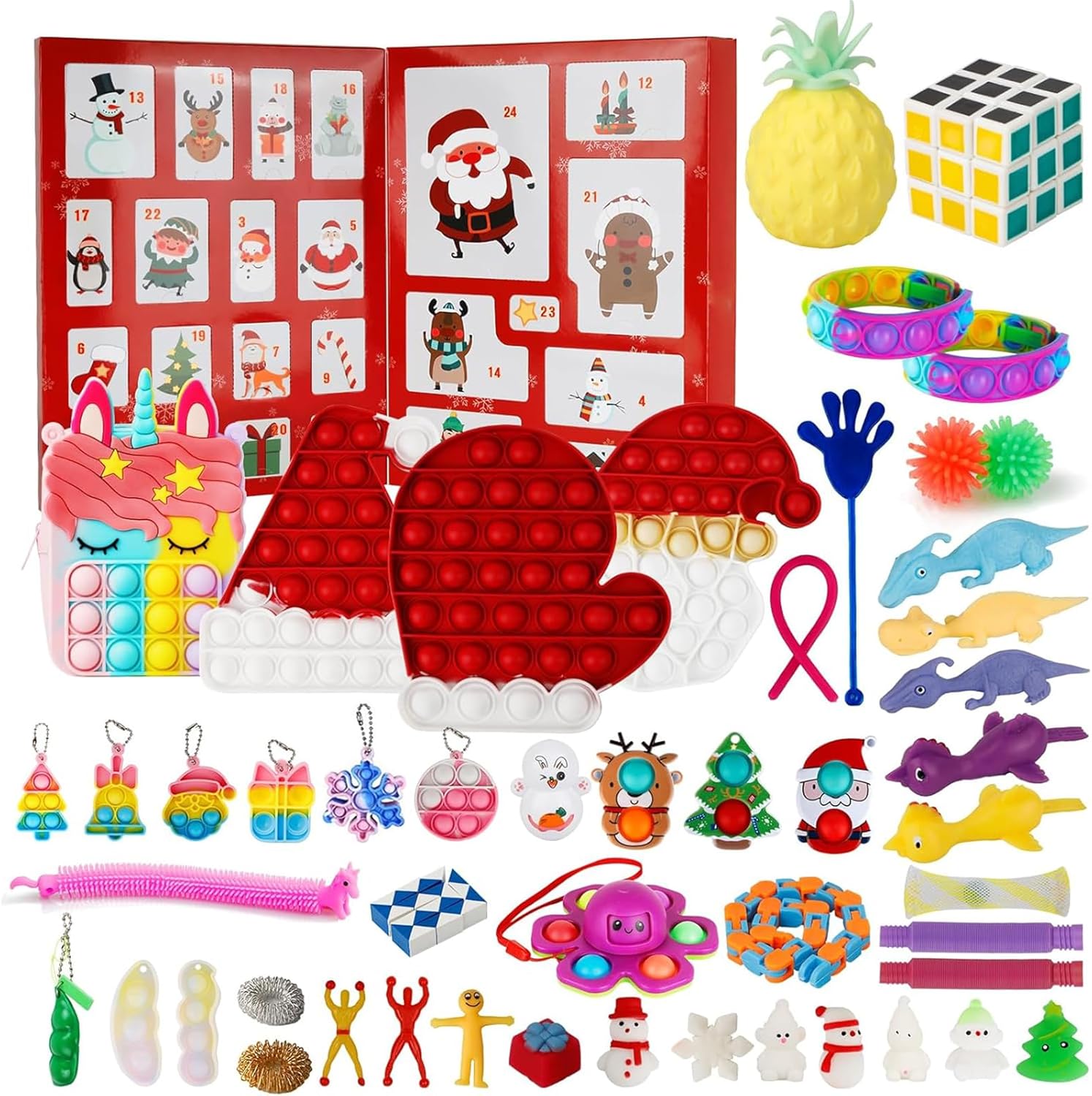 Amazon.com: Fidget Advent Calendars 2024 For Kids, 24 Days of Surprises ...