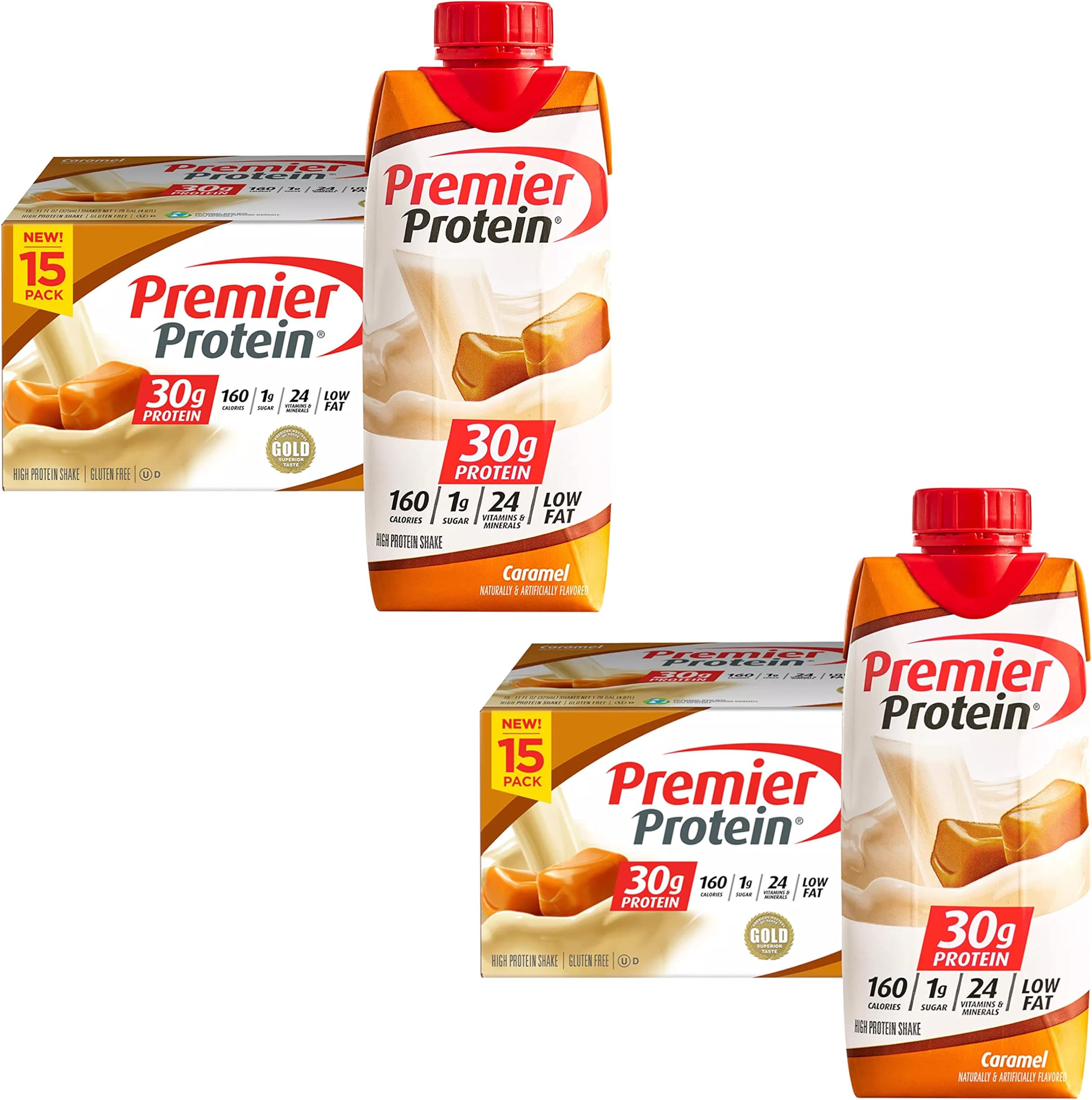 Amazon.com : Premier Protein Premier Caramel High Protein Shake, 11 Fl ...