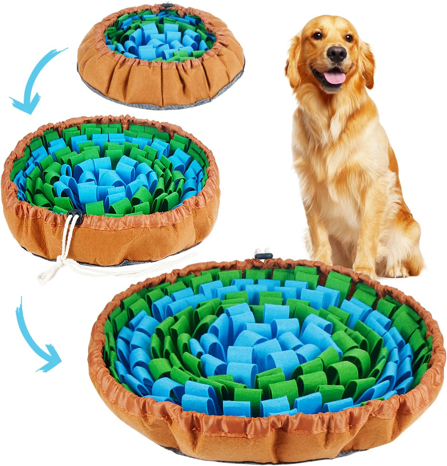 Amazon.com: Vivifying Snuffle Mat for Dogs, Interactive Sniff Mat for ...