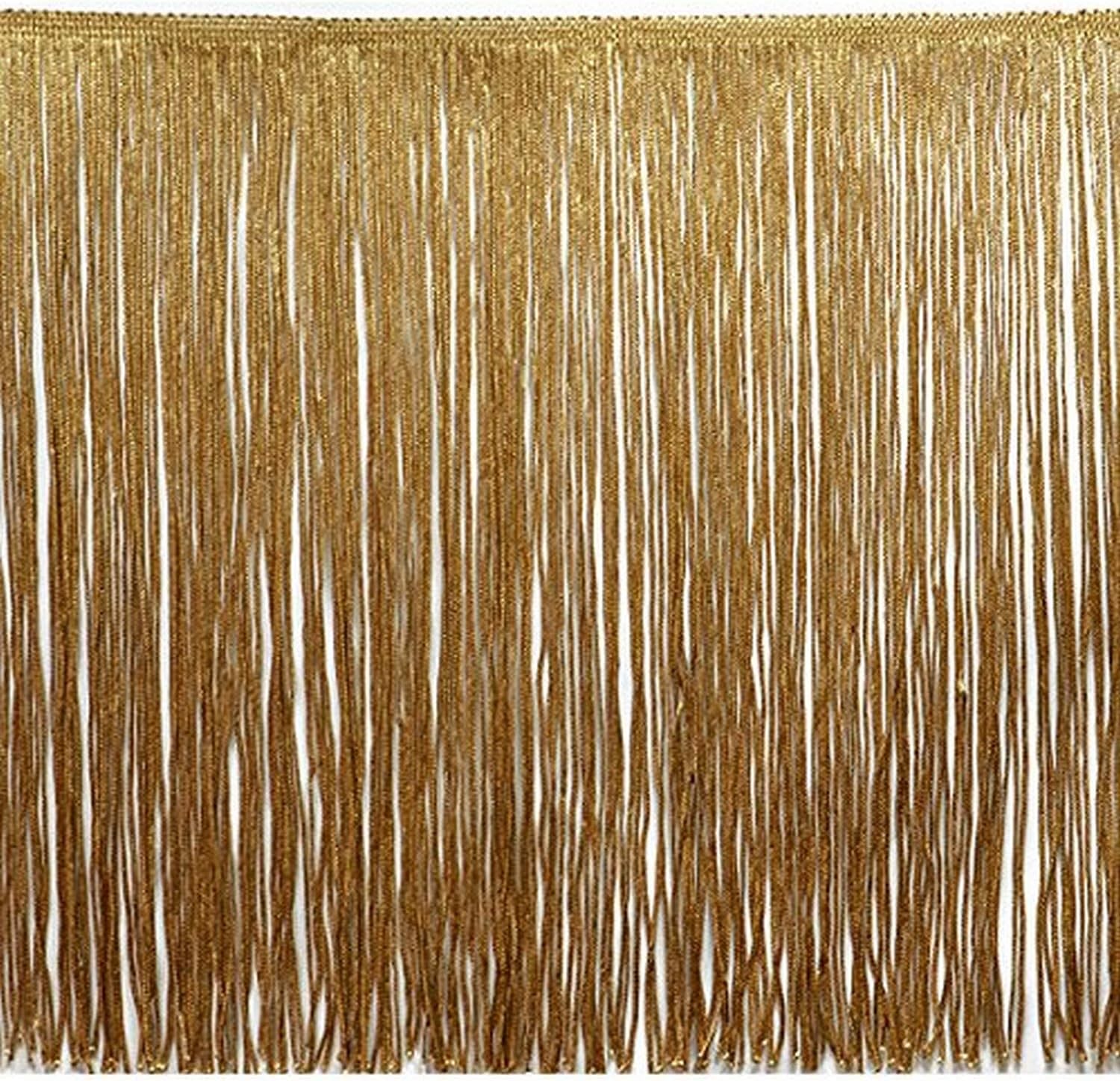 Amazon.com: Trims By The Yard 12" Chainette Fringe Trim, Polyester-Made ...