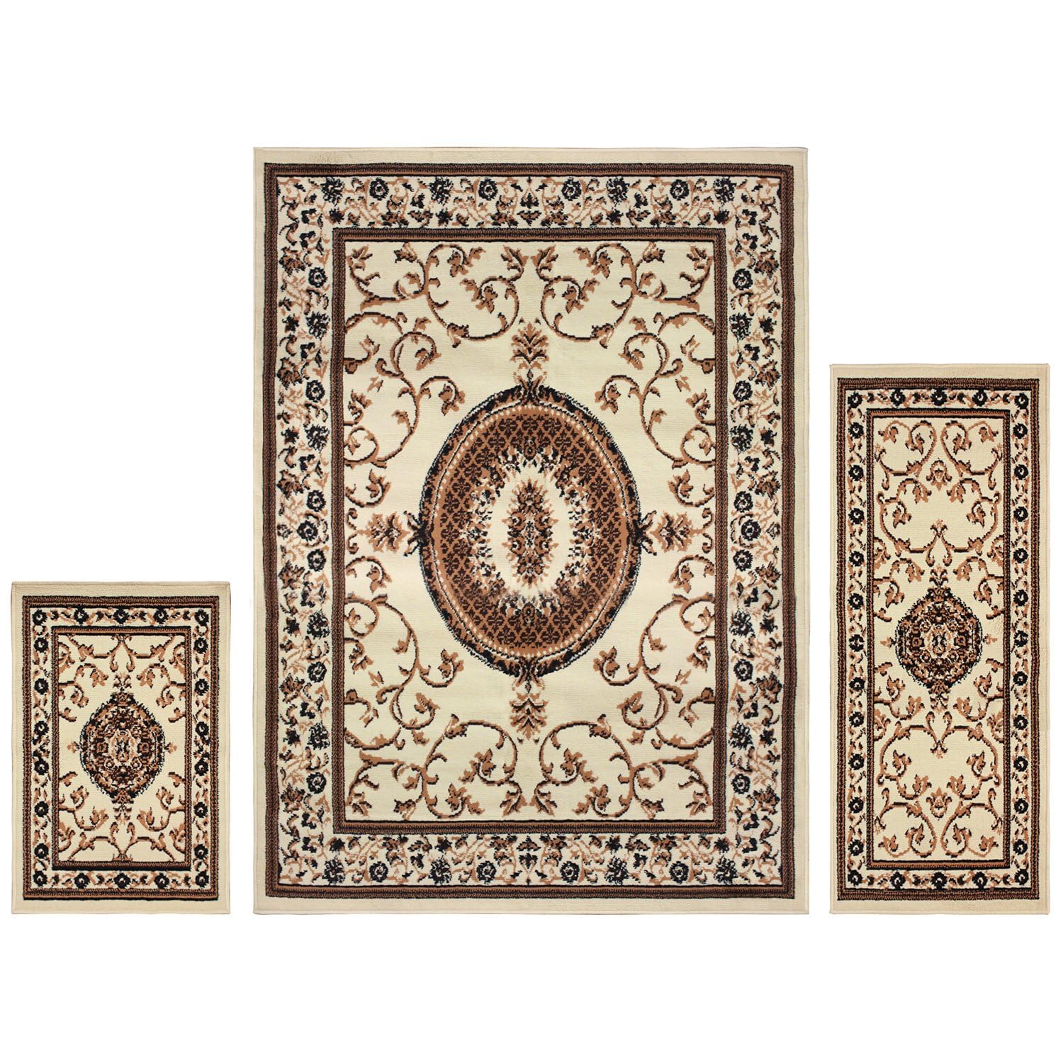 Amazon.com: Superior Indoor Area Rug Set, for Living Room, Entryway ...
