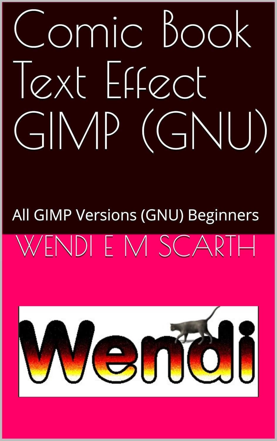 Amazon.com: Comic Book Text Effect GIMP (GNU): All GIMP Versions (GNU ...