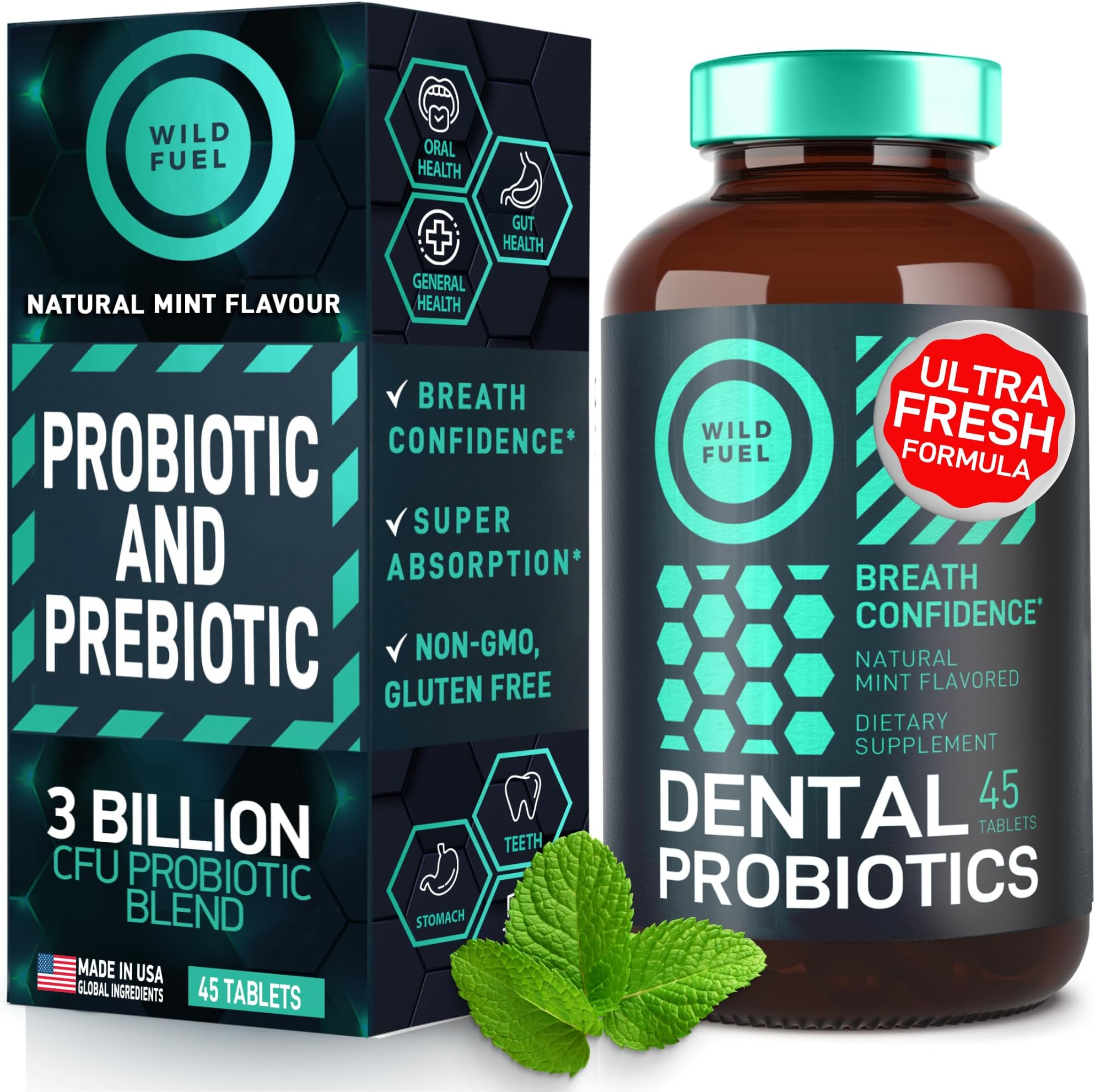 Amazon.com: Dental Probiotics for Teeth and Gums - Oral Probiotics for ...