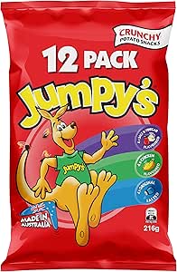 Jumpy's Chips Variety Multipack Assortment, 6 x 216g : Amazon.com.au ...