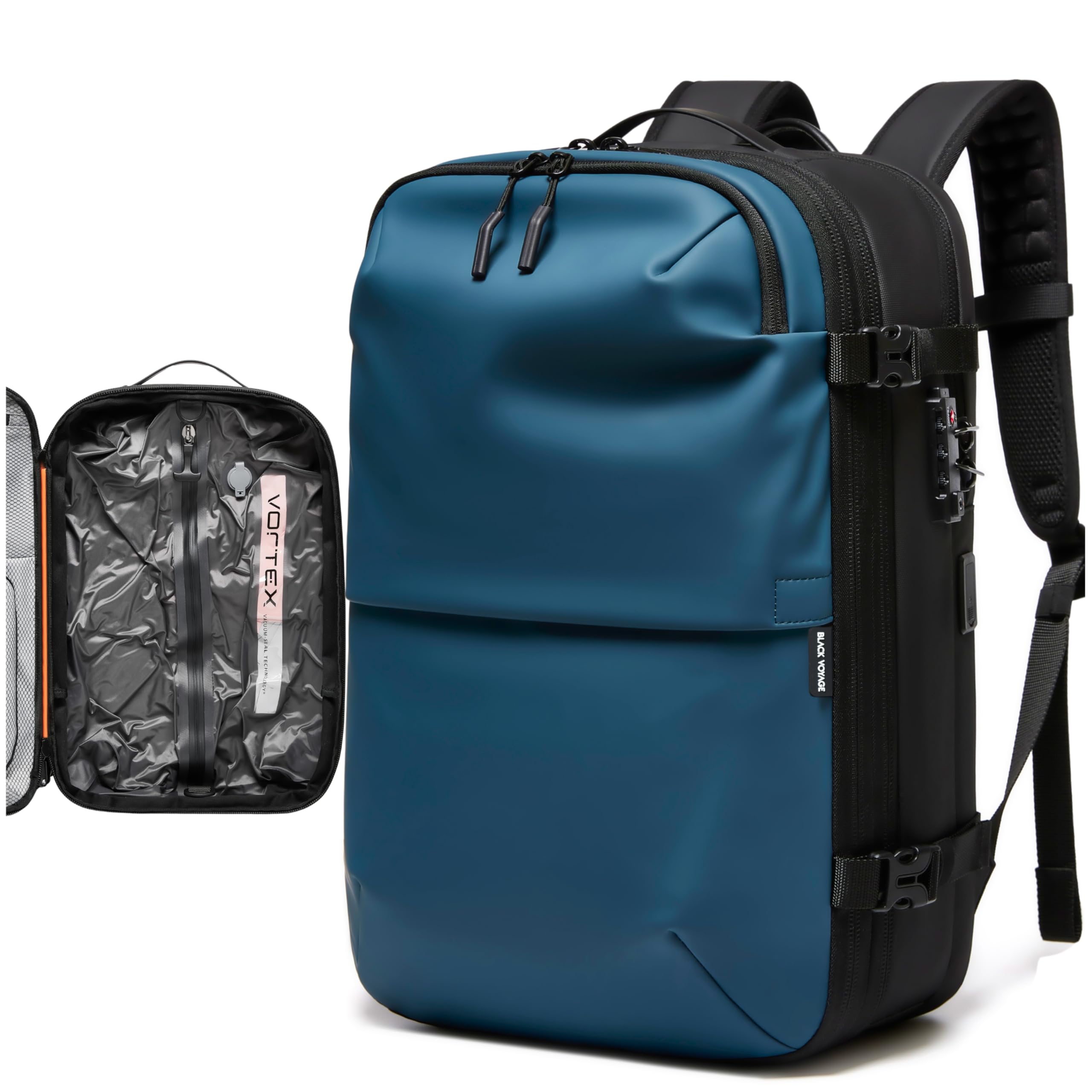 Amazon.com: BlackVoyage Airback Vacuum Seal Compression Travel Backpack ...