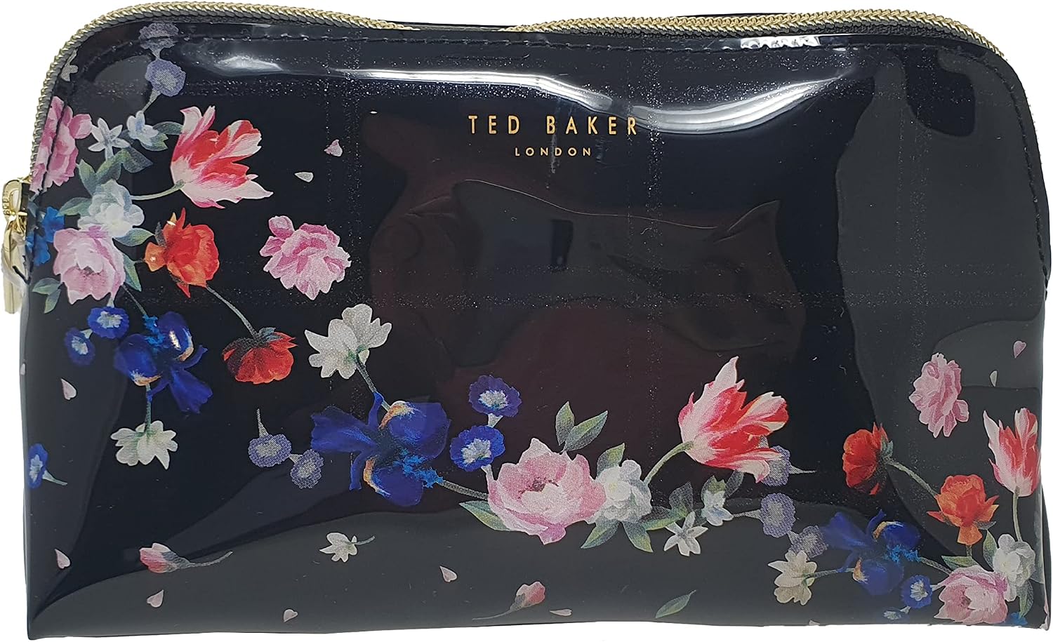 Amazon.com: Ted Baker Evalyn Sandalwood Make up Bag in Black PVC ...