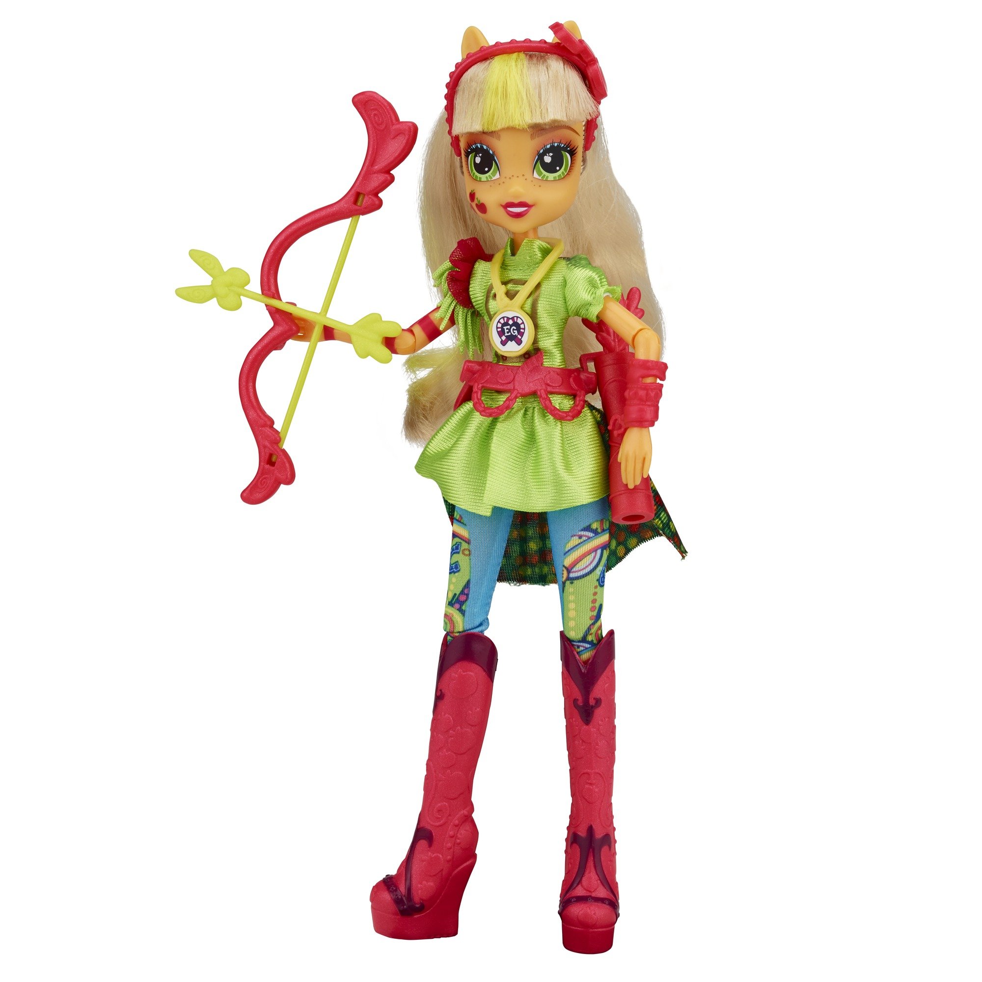 My Little Pony Equestria Girls Archery Applejack Doll: Buy Online in ...