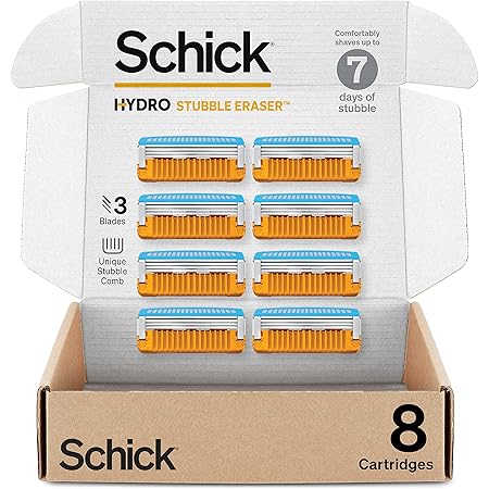 Amazon.com: Schick Hydro Sensitive Razor Refills for Men, 12 Count ...