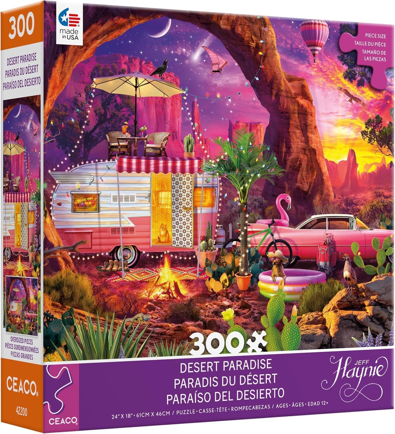 Amazon.com: Ceaco - Desert Paradise - 300 Piece Jigsaw Puzzle : Toys ...