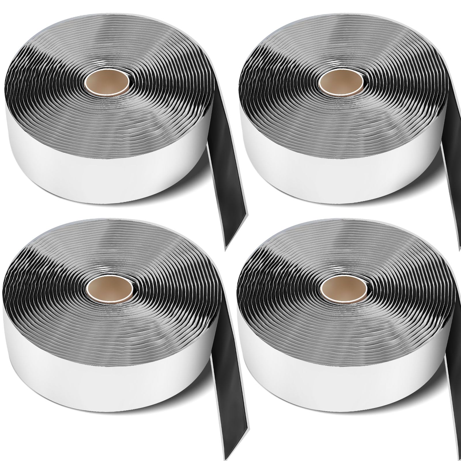 4 Rolls Butyl Tape 2" x 1/8" x 30' Butyl Sealant Tape Waterproof Butyl ...
