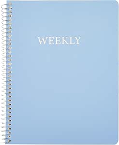 Amazon.com : TSFPapier Undated Weekly and Monthly Note book Planner for ...