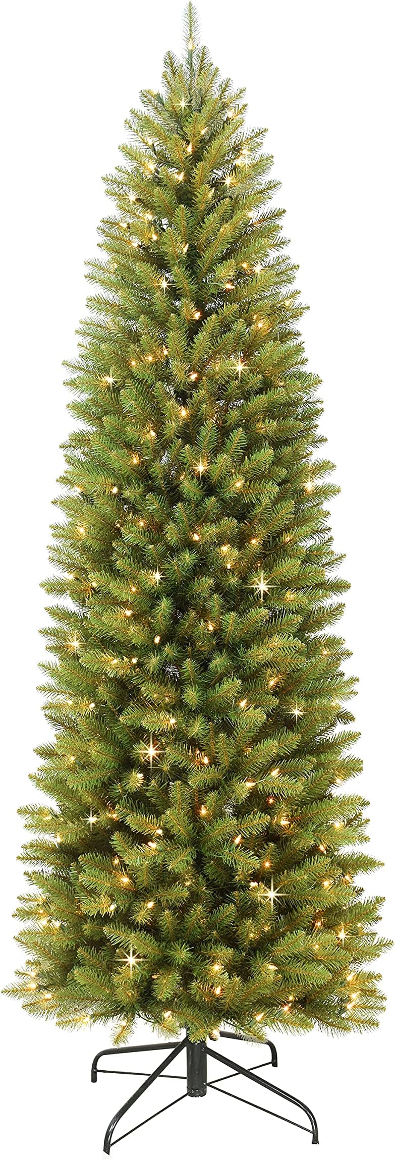 Amazon.com: Nearly Natural 9ft. Cashmere Slim Artificial Christmas Tree ...