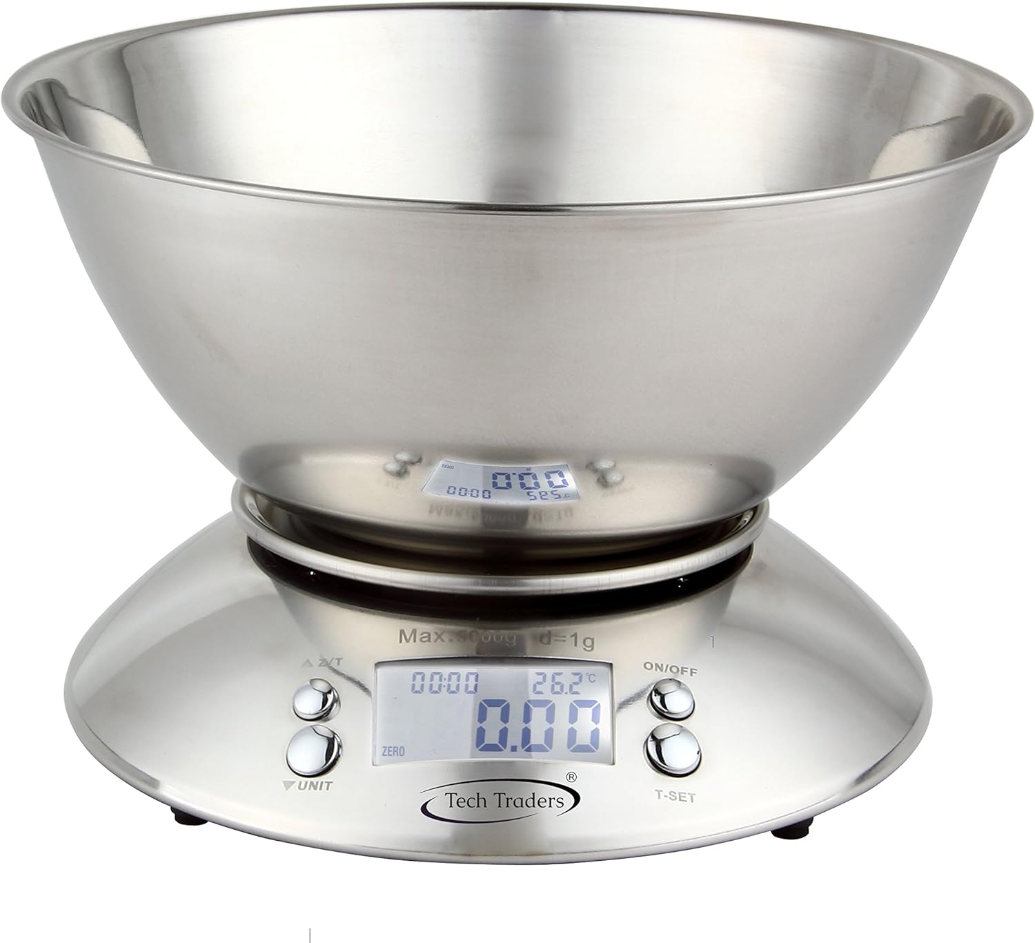 Electronic Kitchen Scale - Premium Large Display Wet and Dry Food ...