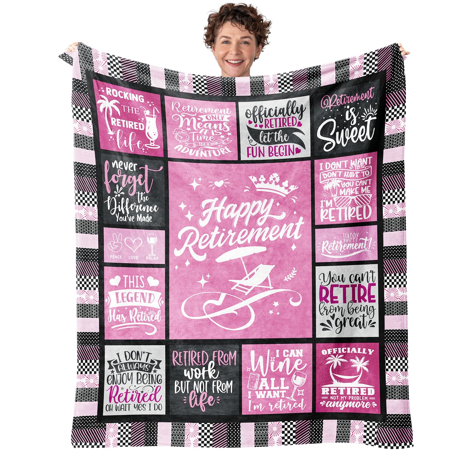 Retirement Blanket Retirement Gifts for Women 2024 Best Retirement ...