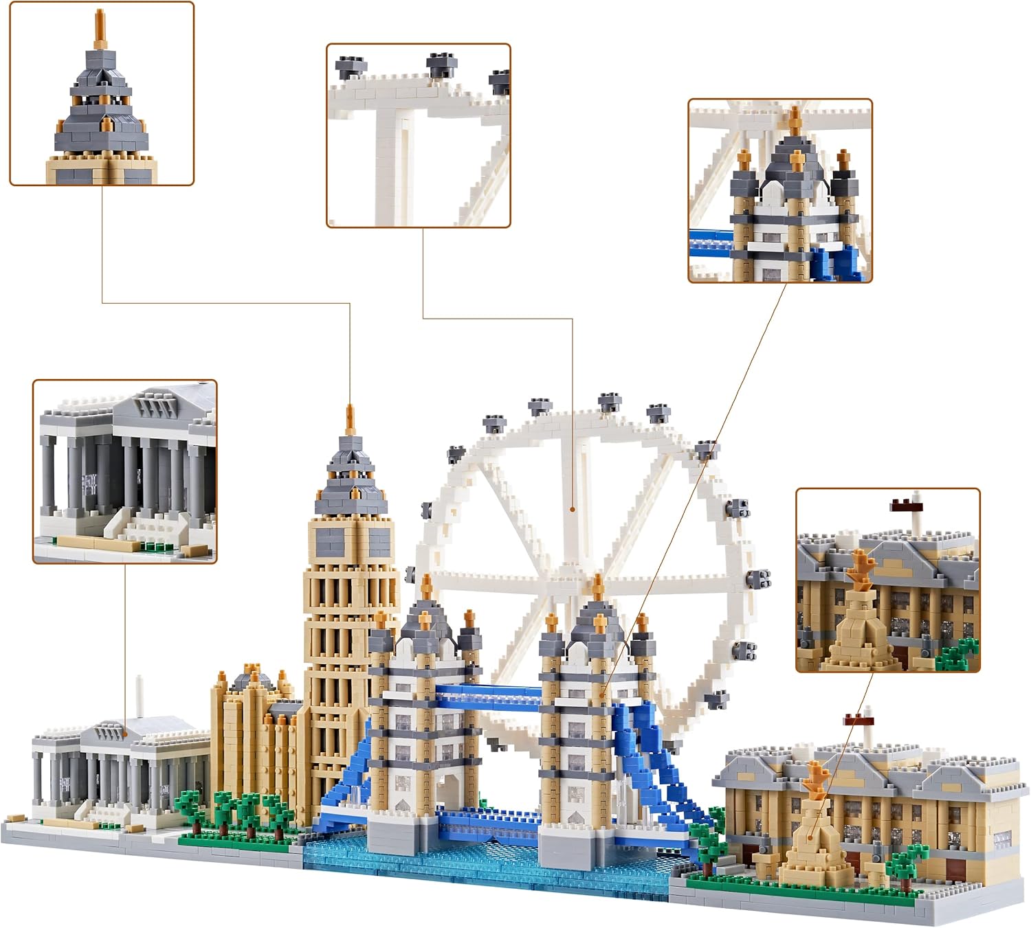 HGB Nincrane DAFDAG Micro Blocks London Skyline Big Architecture ...